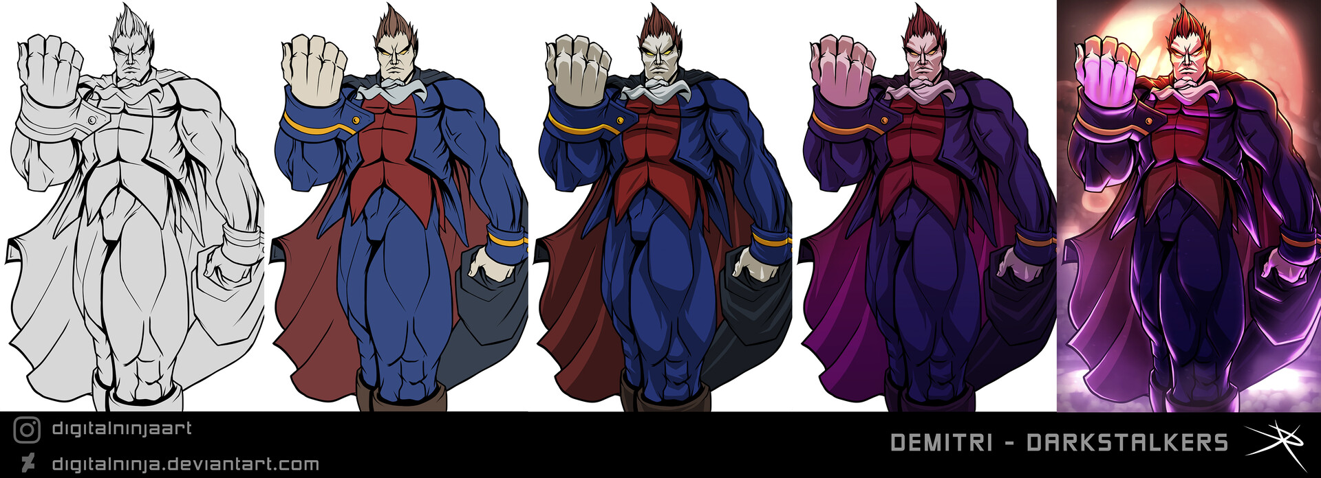 Robbie Reilly - Demitri Maximoff - Darkstalkers