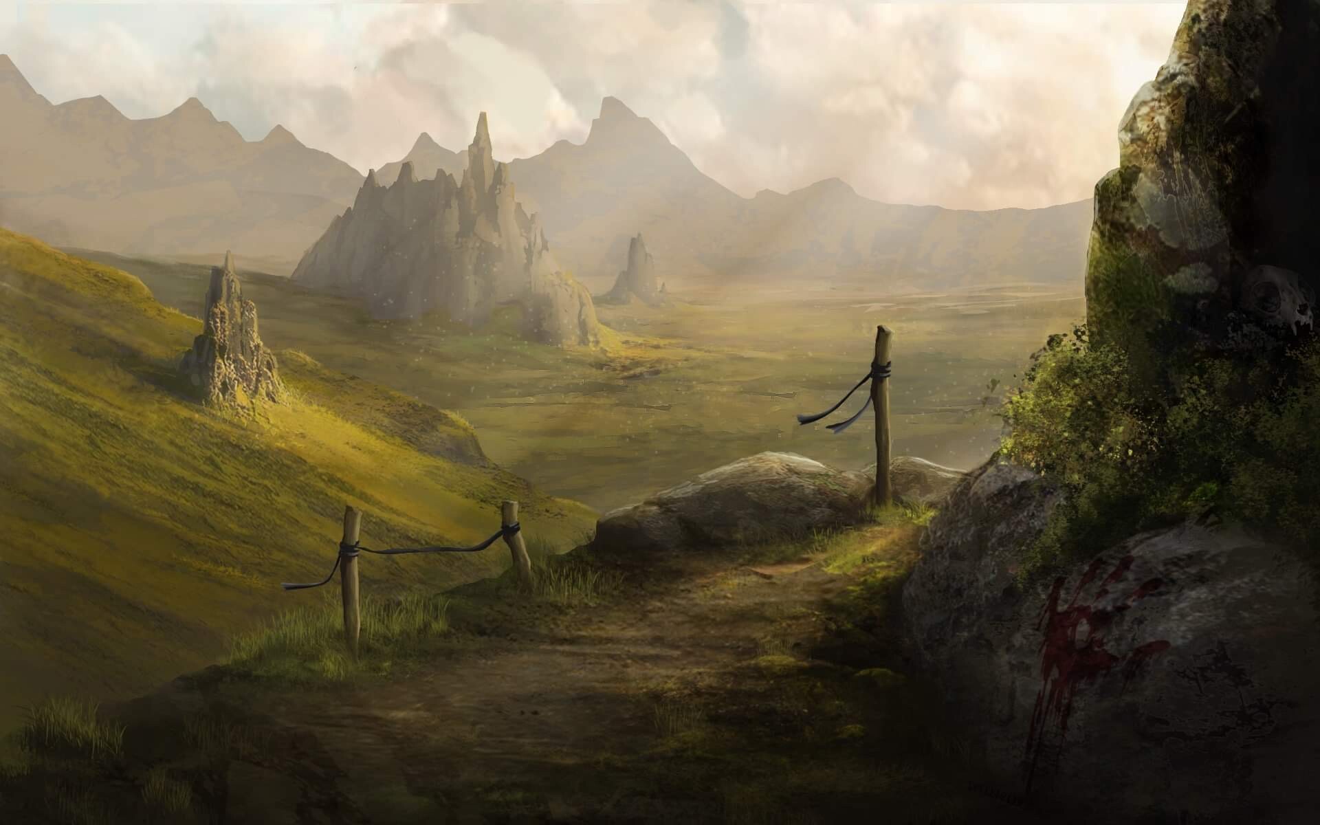 ArtStation - Mountain path