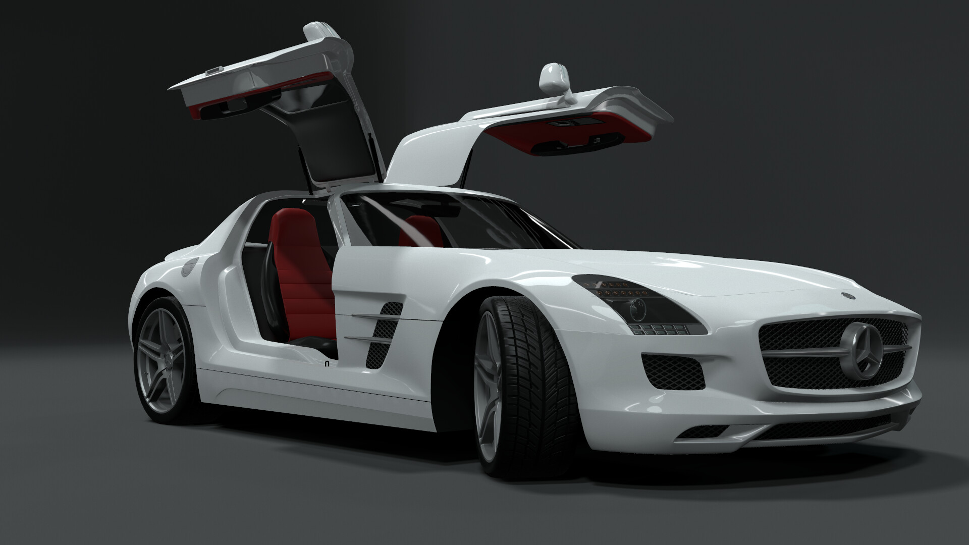 Mercedes Benz Sls Amg White