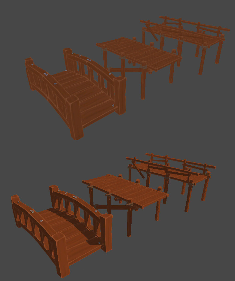 ArtStation - Bridge game assets