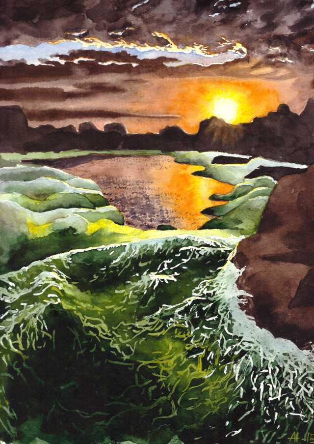 ArtStation - Setting Sun