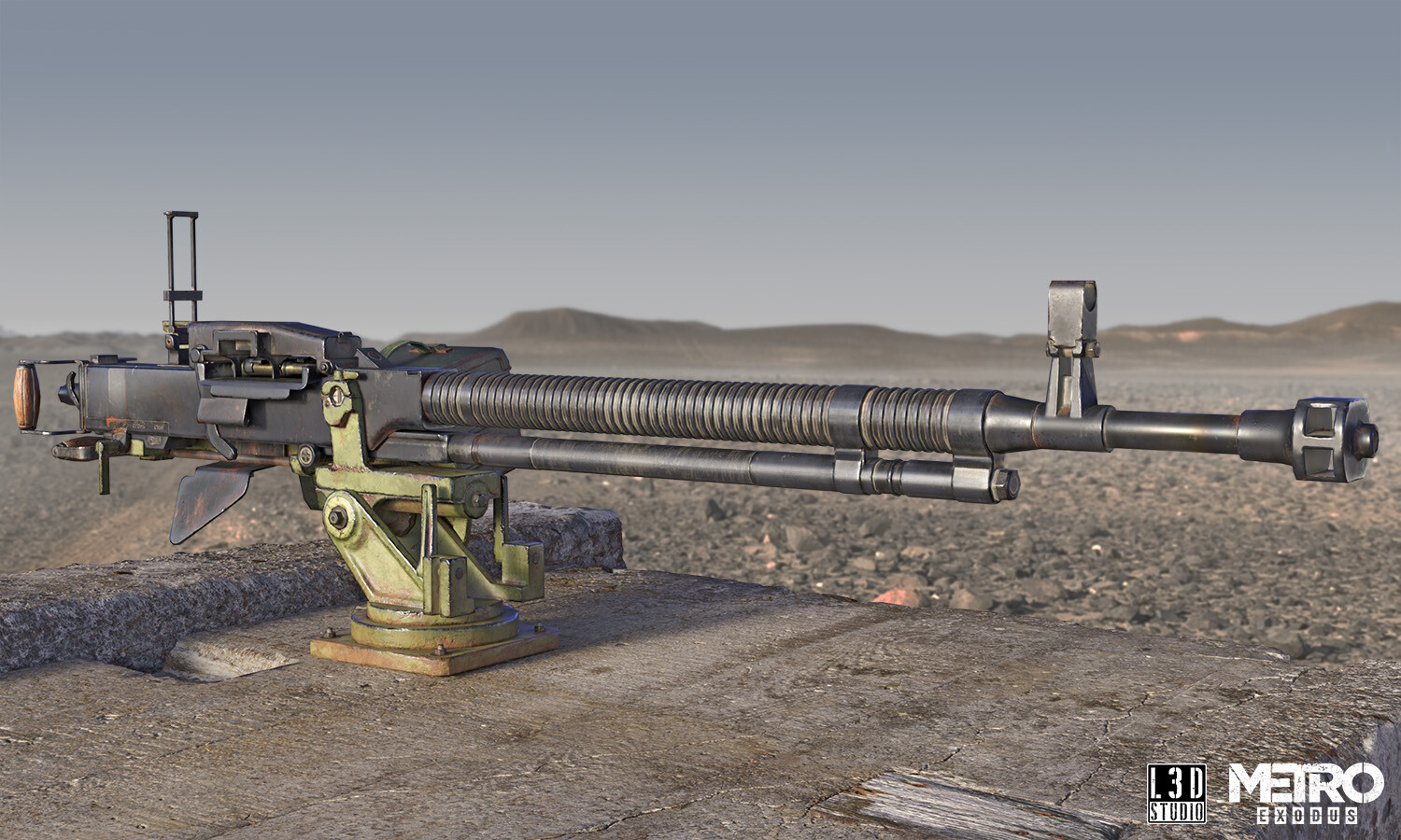 L3D Studio - DShK MACHINE GUN