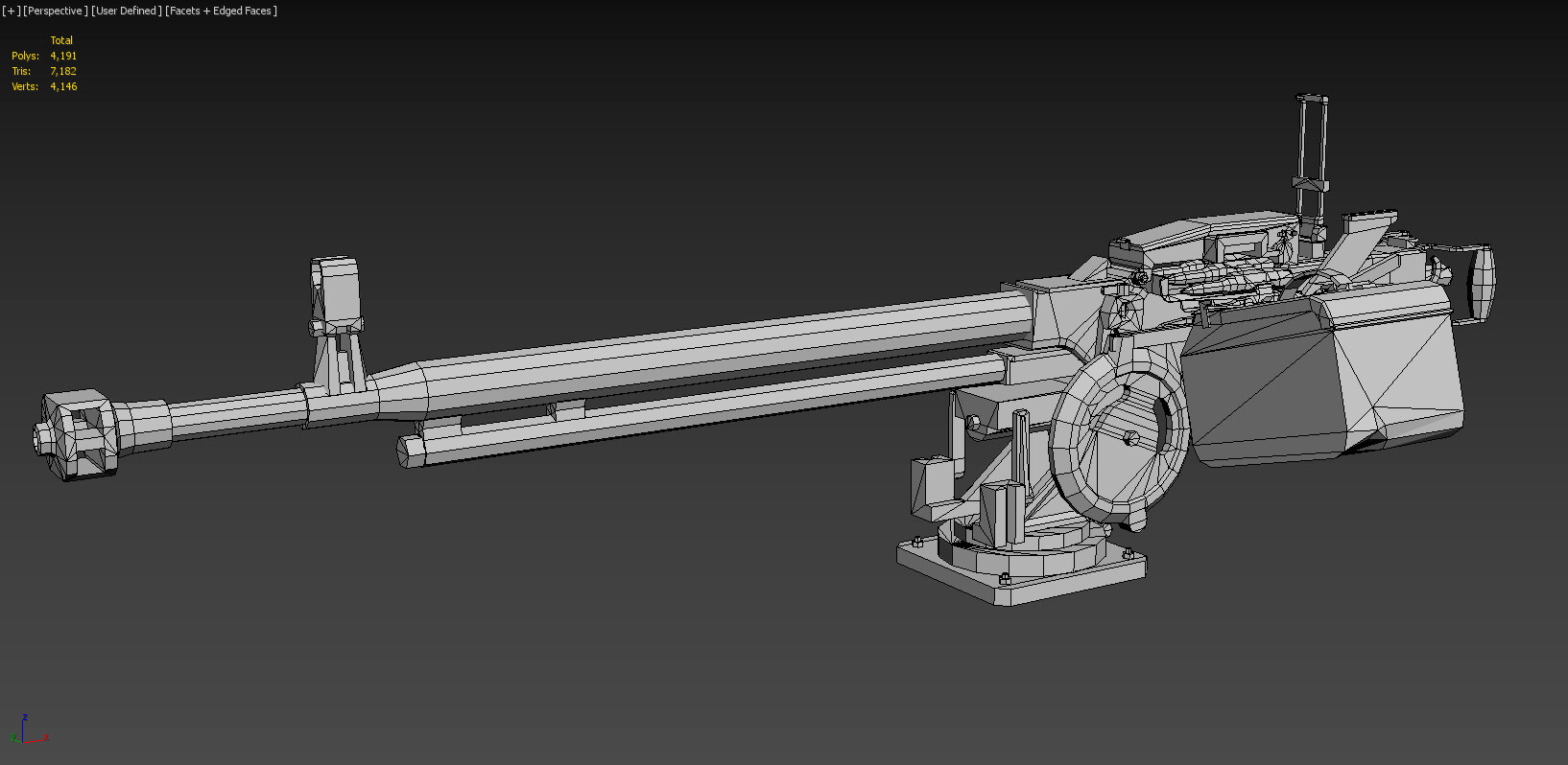L3D Studio - DShK MACHINE GUN