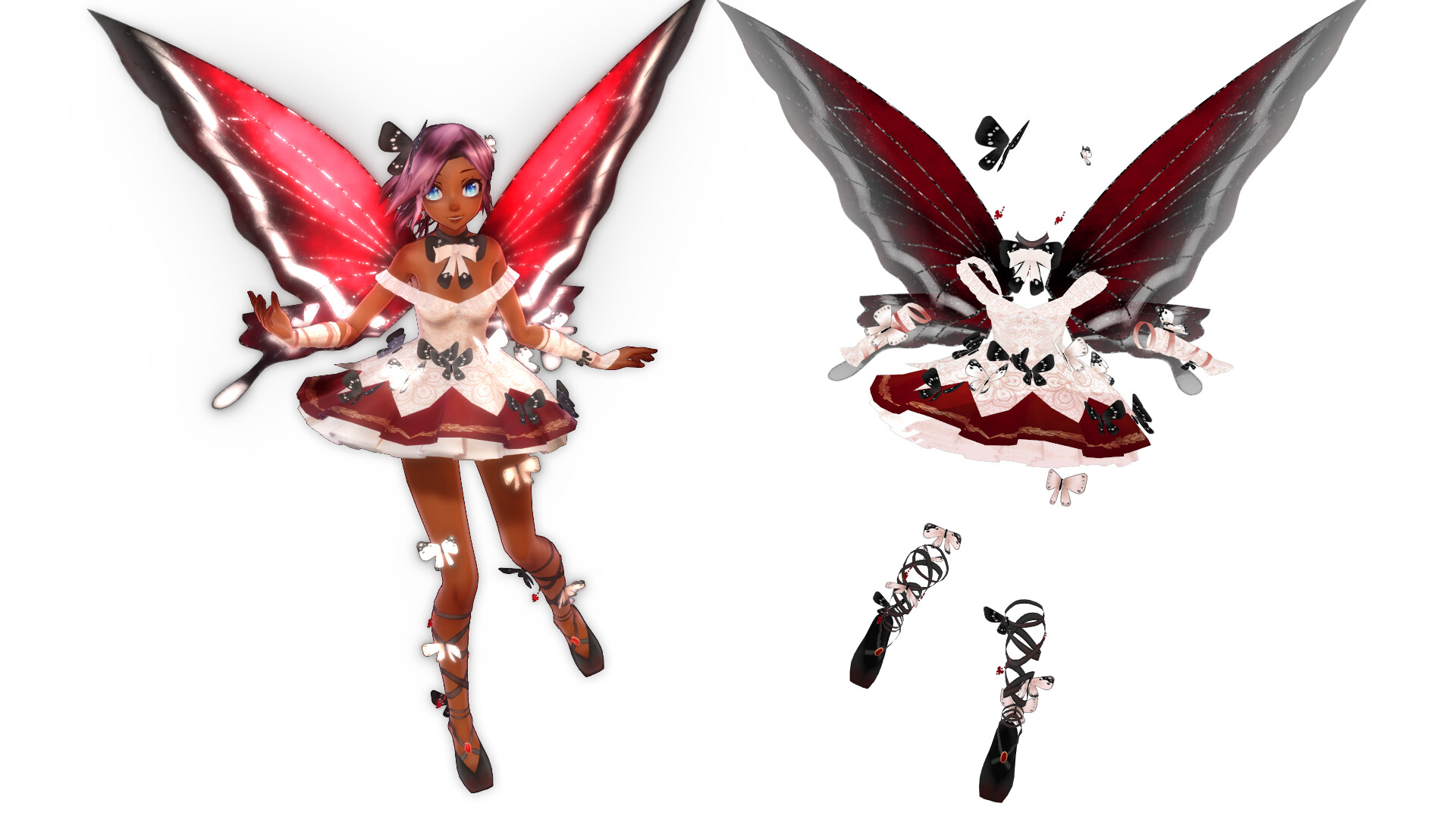 ArtStation - MMD Dark Butterfly Suit + DL