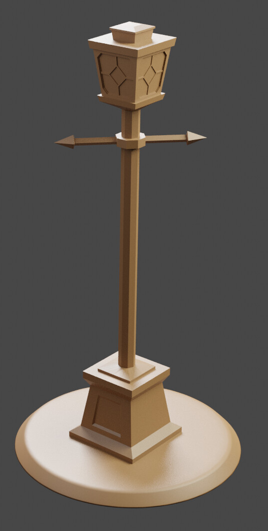 ArtStation - Lamppost
