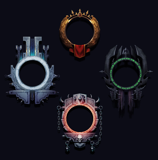 ArtStation - Fantasy UI frames