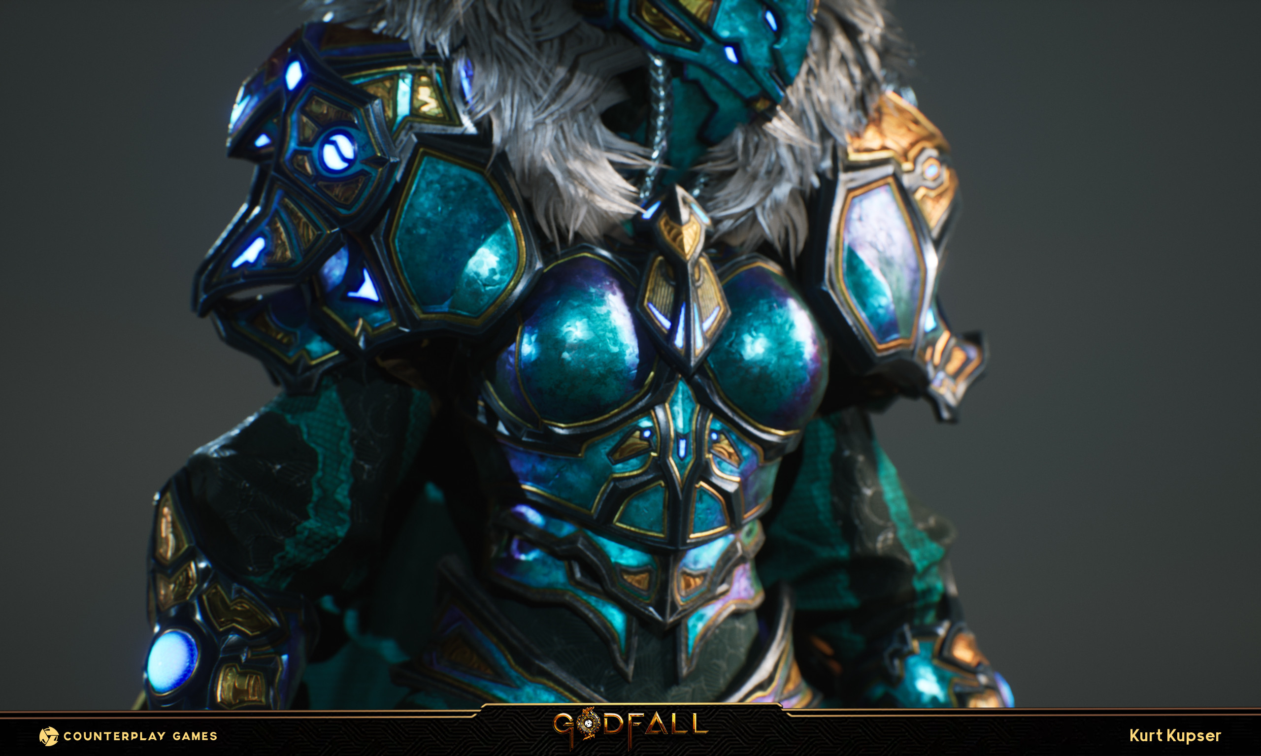 Kurt Kupser - Godfall - Character and Weapon Shaders