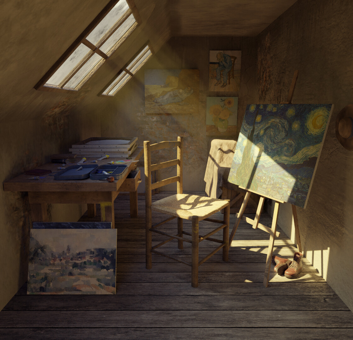 ArtStation - Vincent room