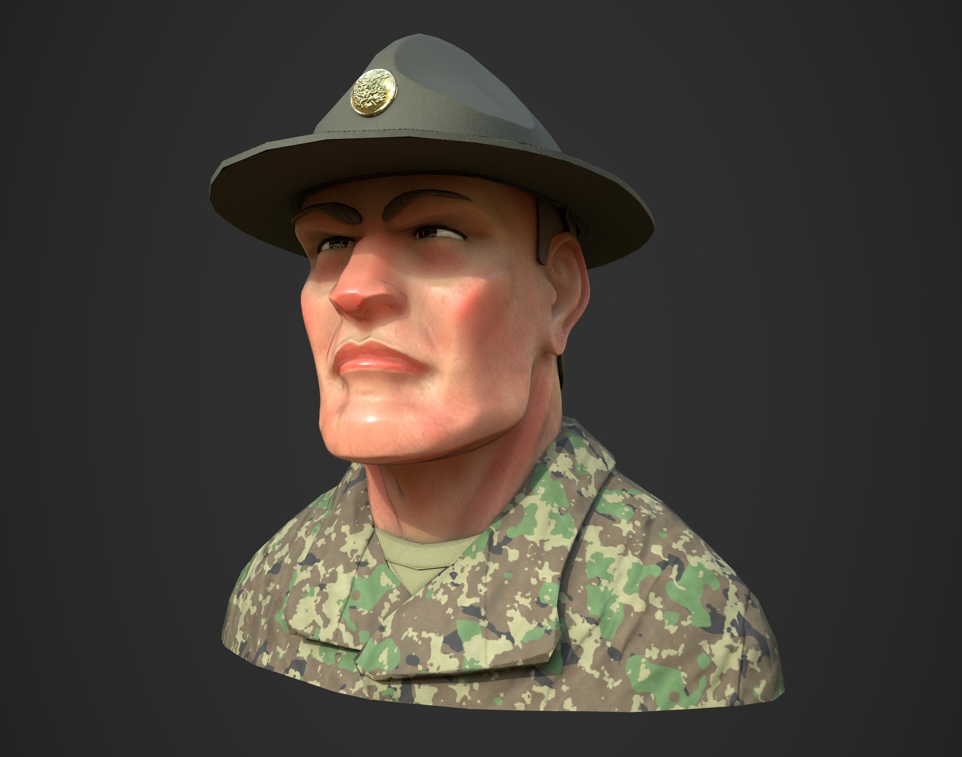 ArtStation - drill sergeant