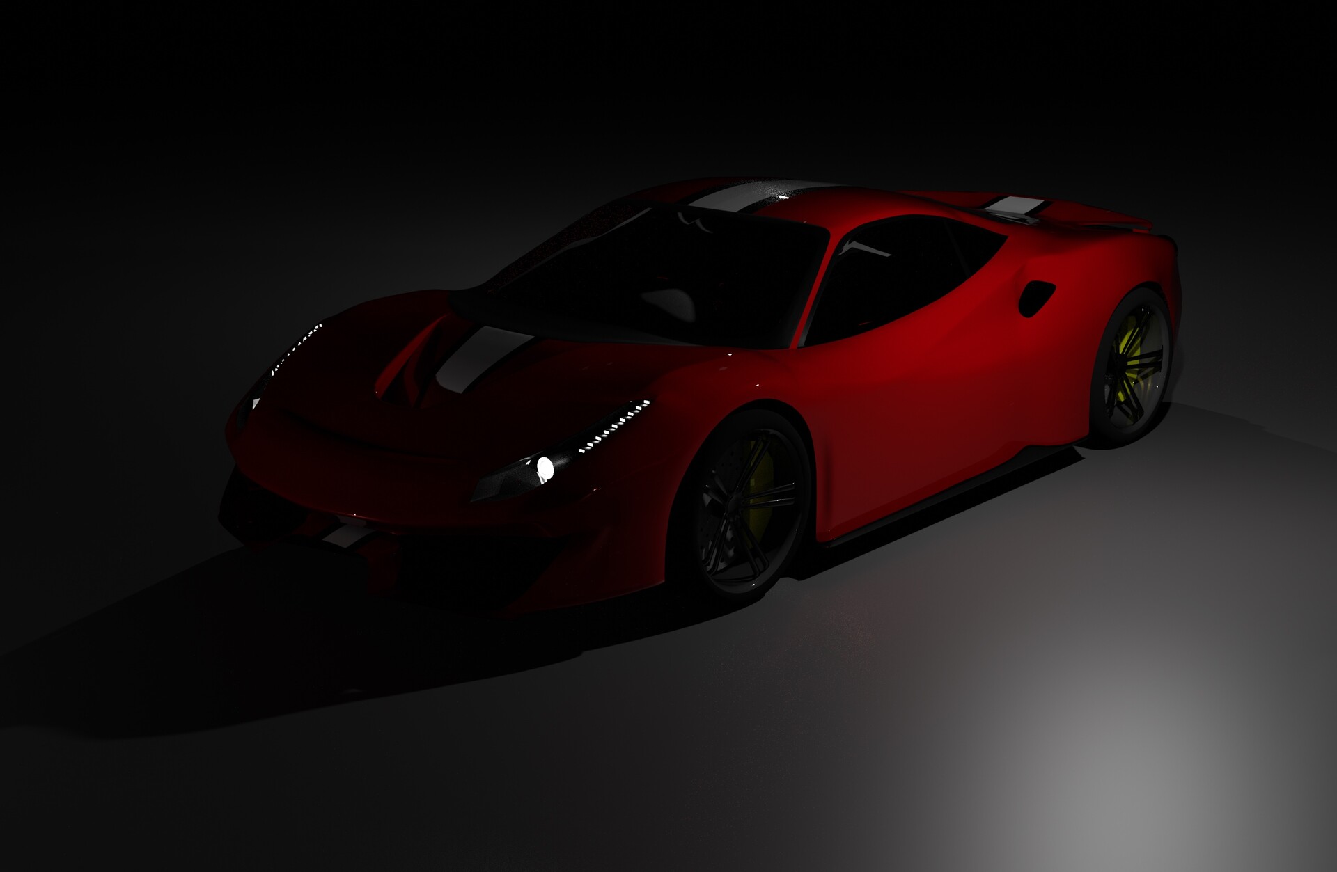 ArtStation - Ferrari 488 pista