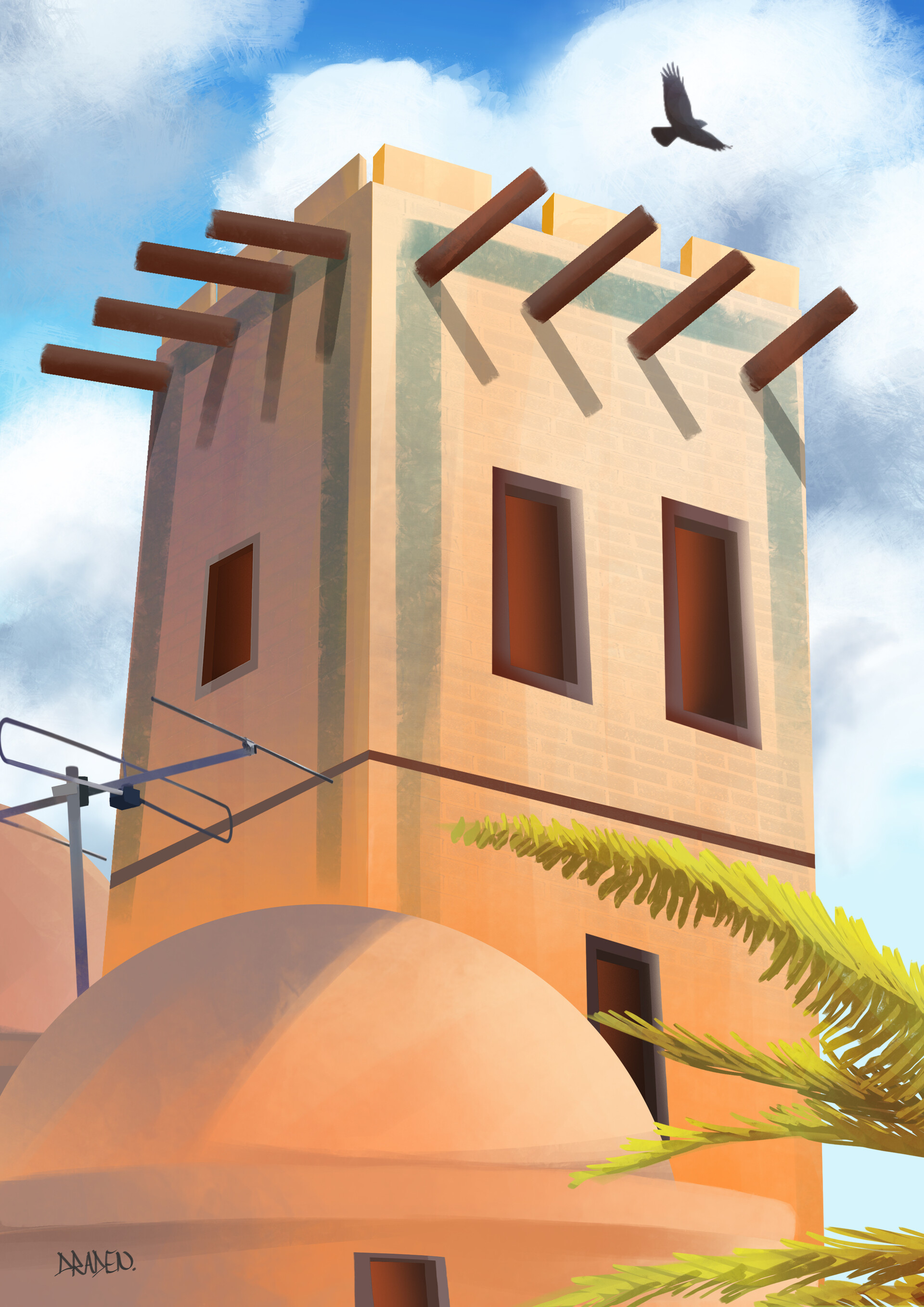 ArtStation - Desert Tower