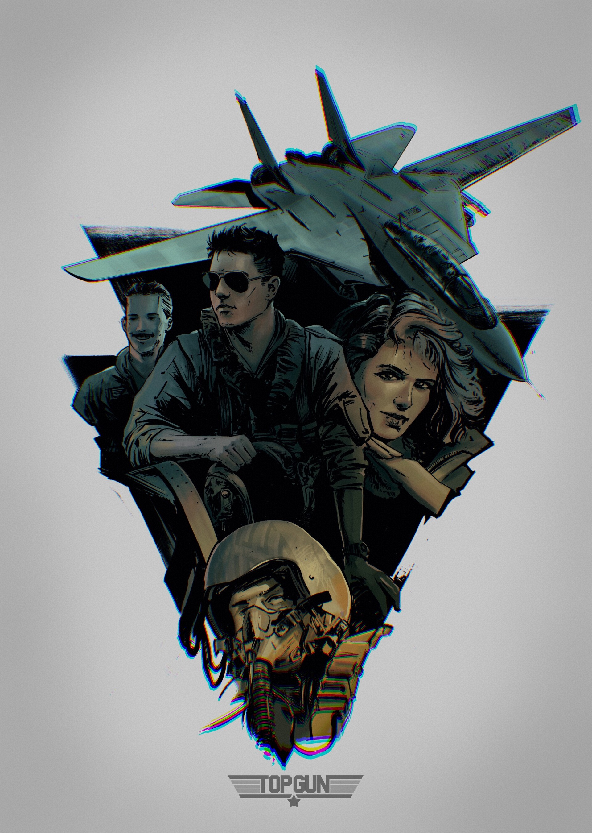 ArtStation - Top Gun tribute