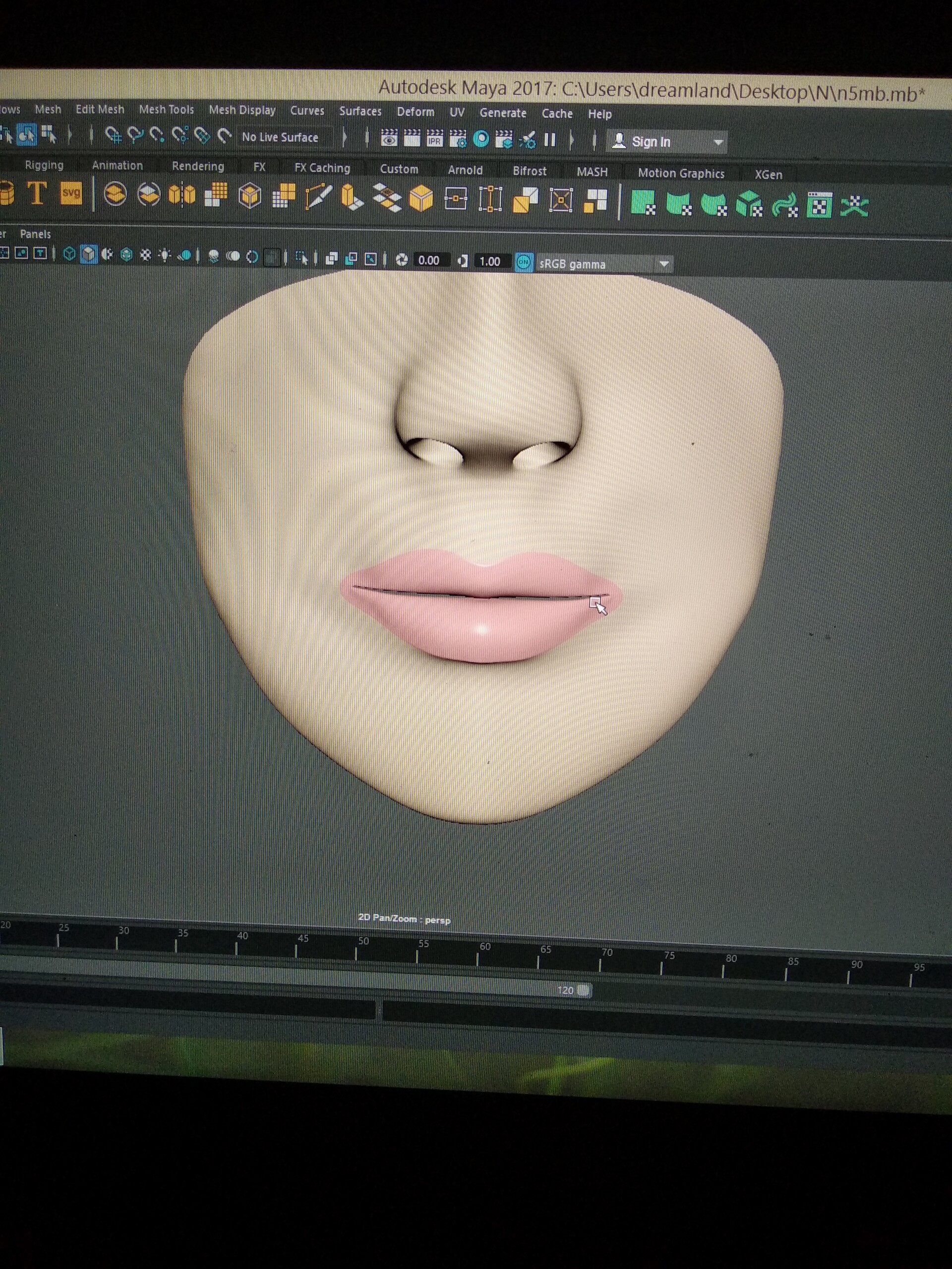 ArtStation - Female lips