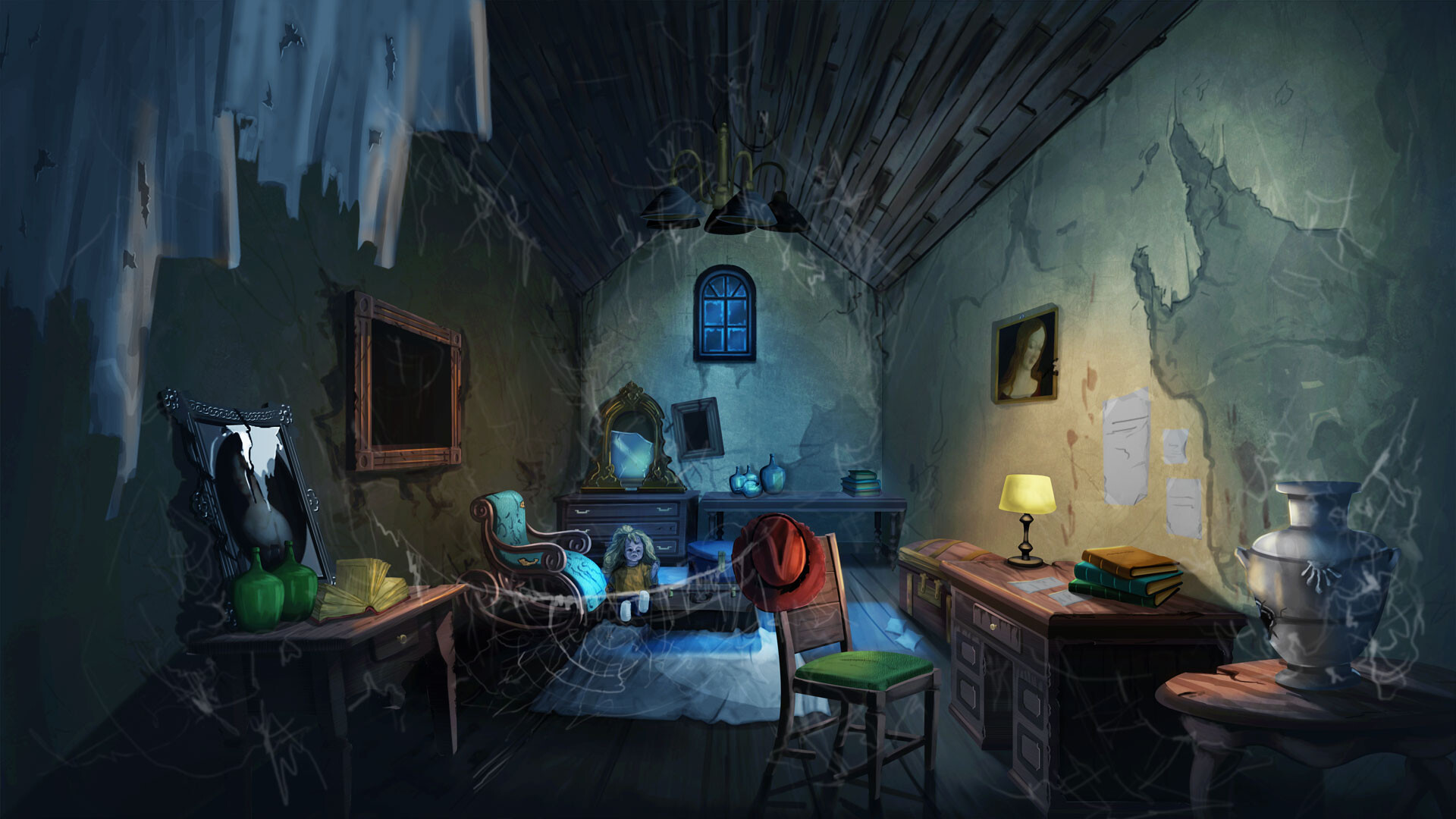 ArtStation - Unused Room-Concept Art