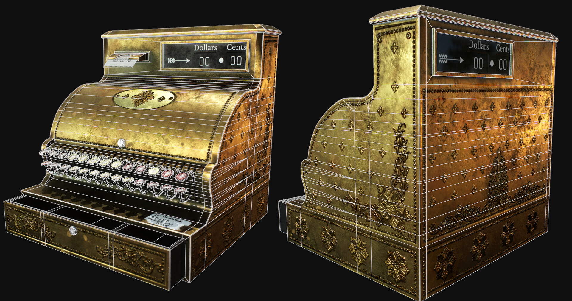 Molly Entwistle - Antique-Style Cash Register