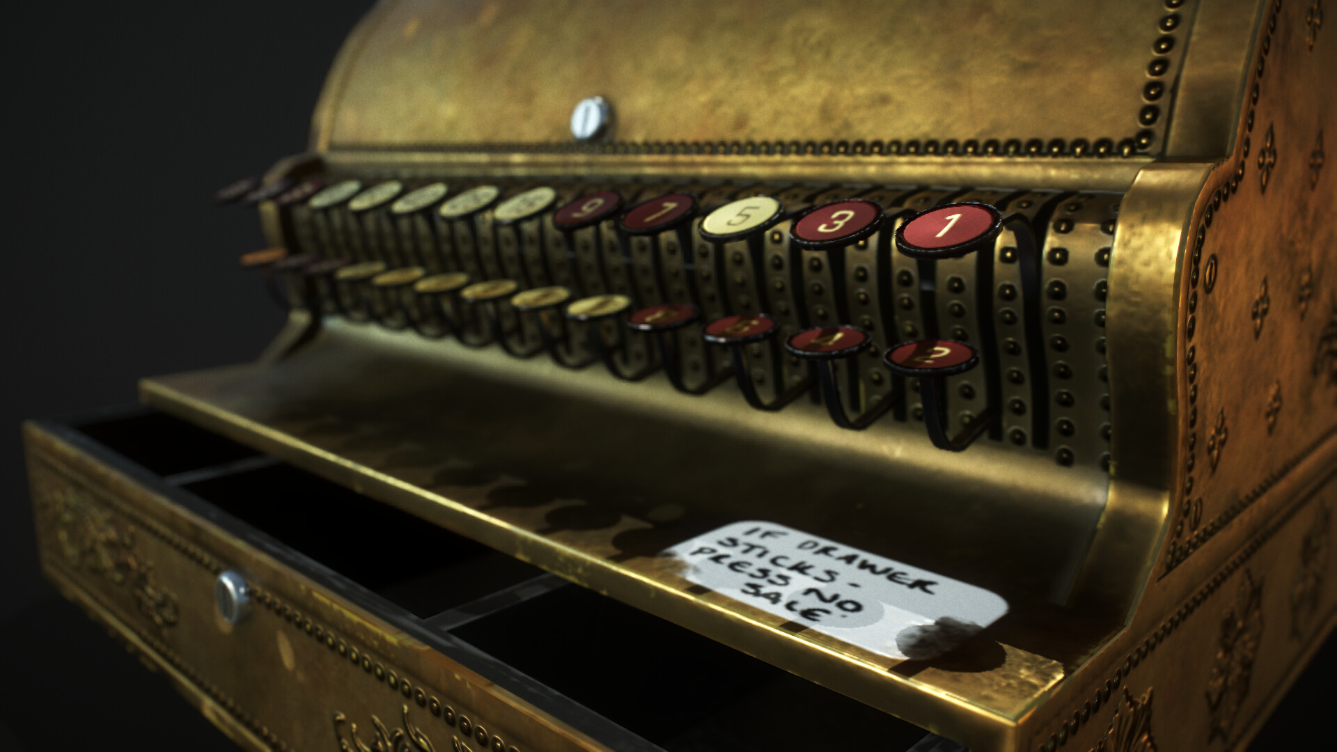 Molly Entwistle - Antique-Style Cash Register