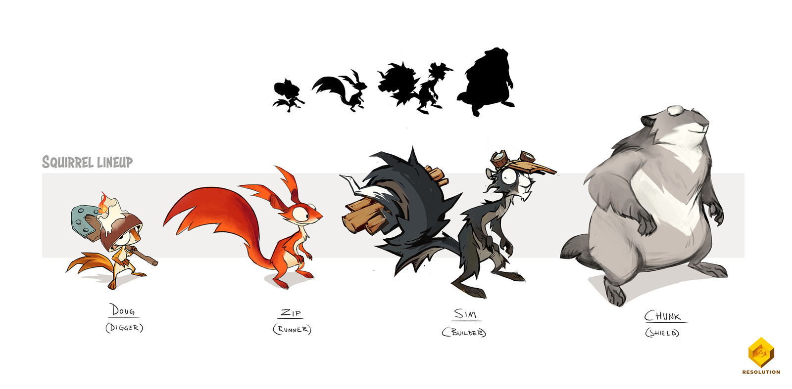 Jonathan Wesslund - Acron: Attack of the Squirrels - Art compilation