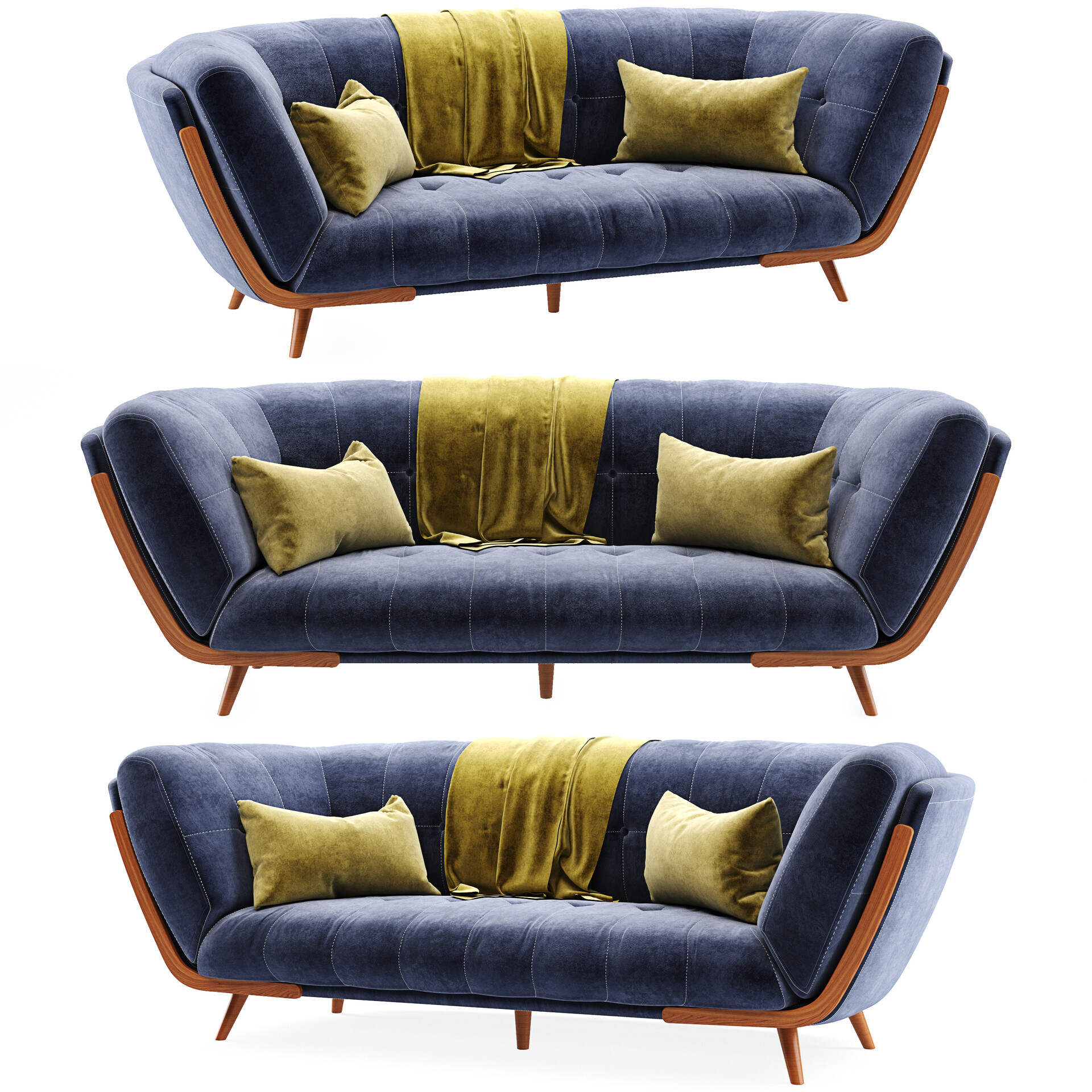 ArtStation - Studio Fabric Sofa