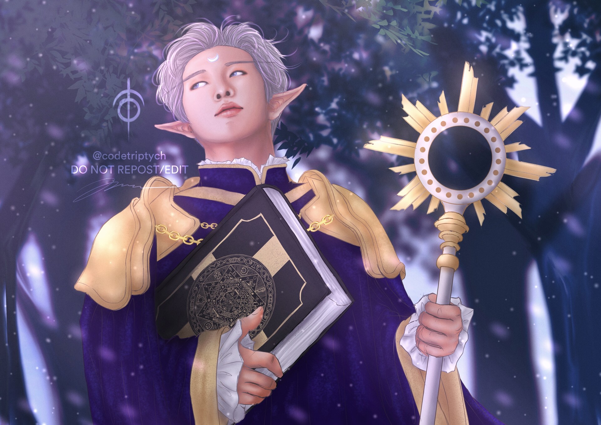 ArtStation - Priest of The Moon