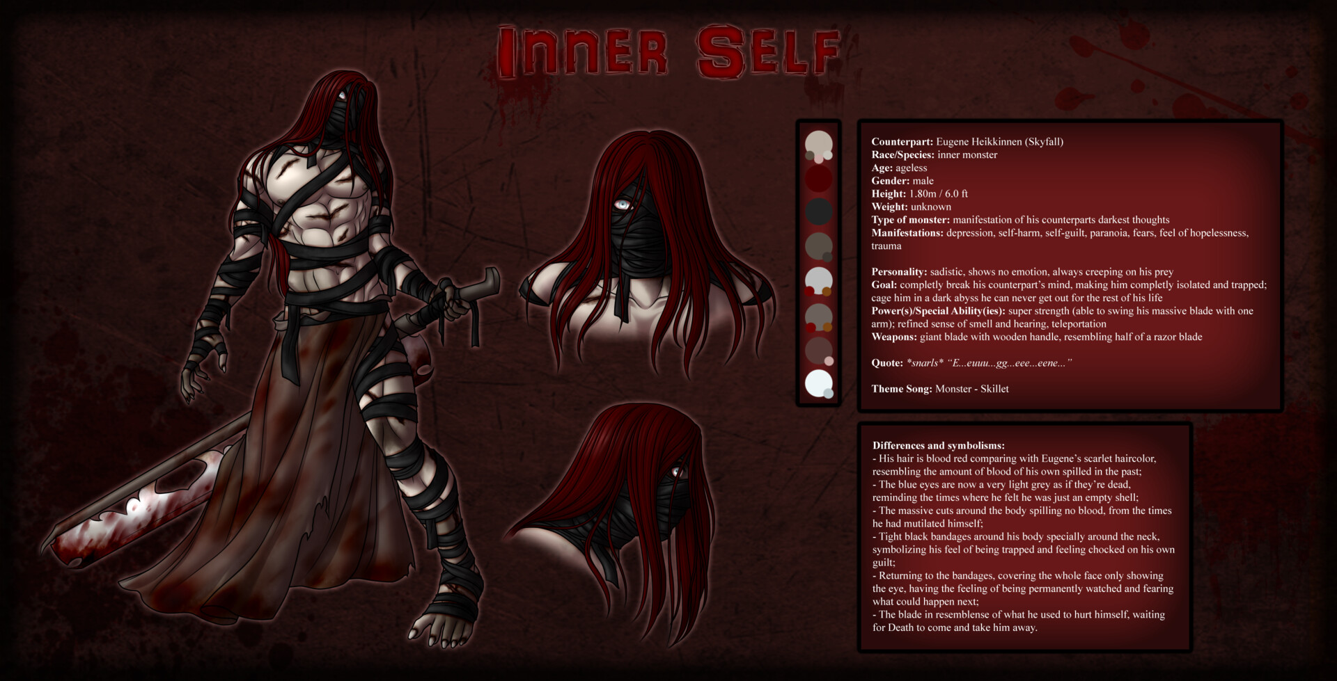 ArtStation - Inner Self - reference sheet