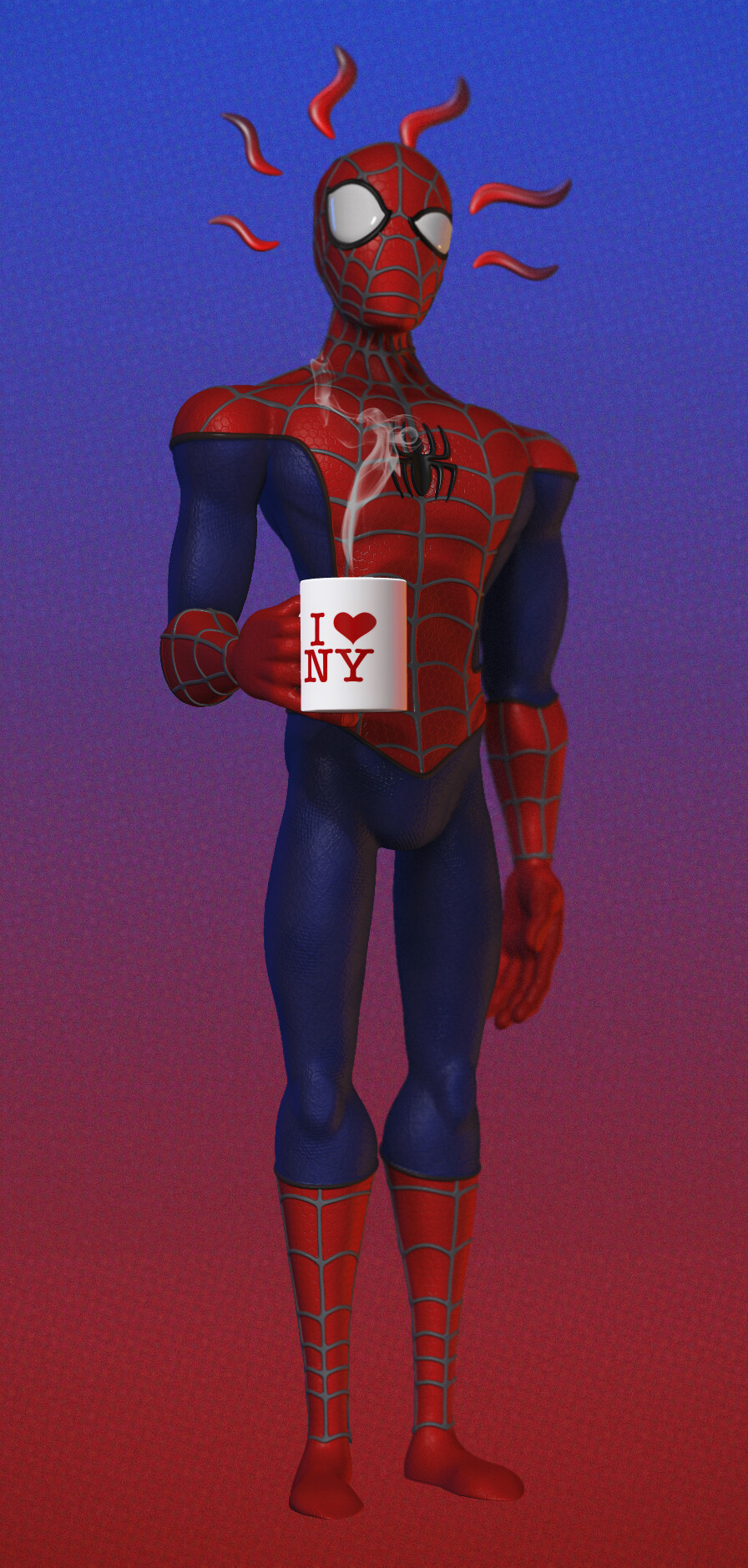 ArtStation - Spiderman Chill