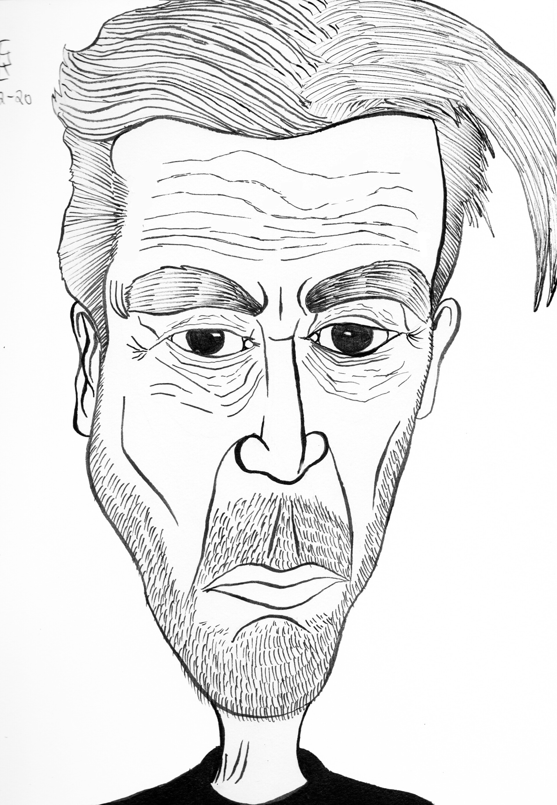 ArtStation - David Lynch Caricature