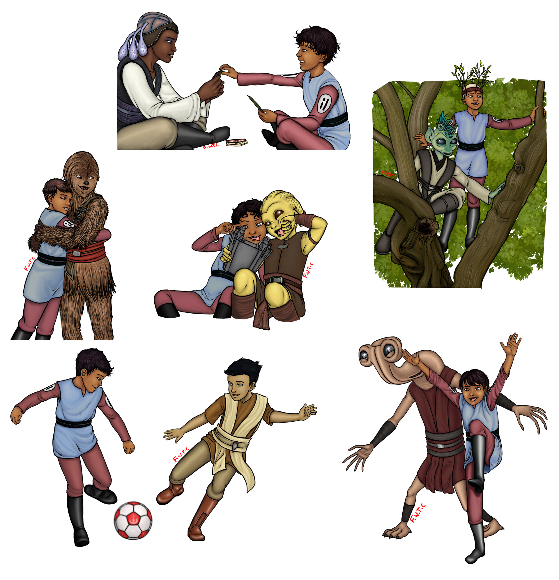 ArtStation - Younglings and Clone Cadets