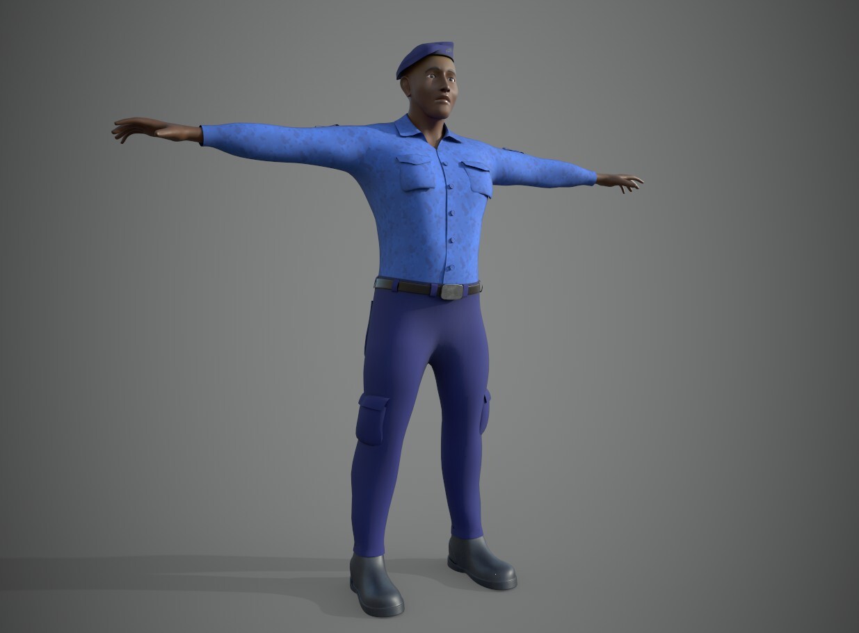 ArtStation - Security Guards Male Character