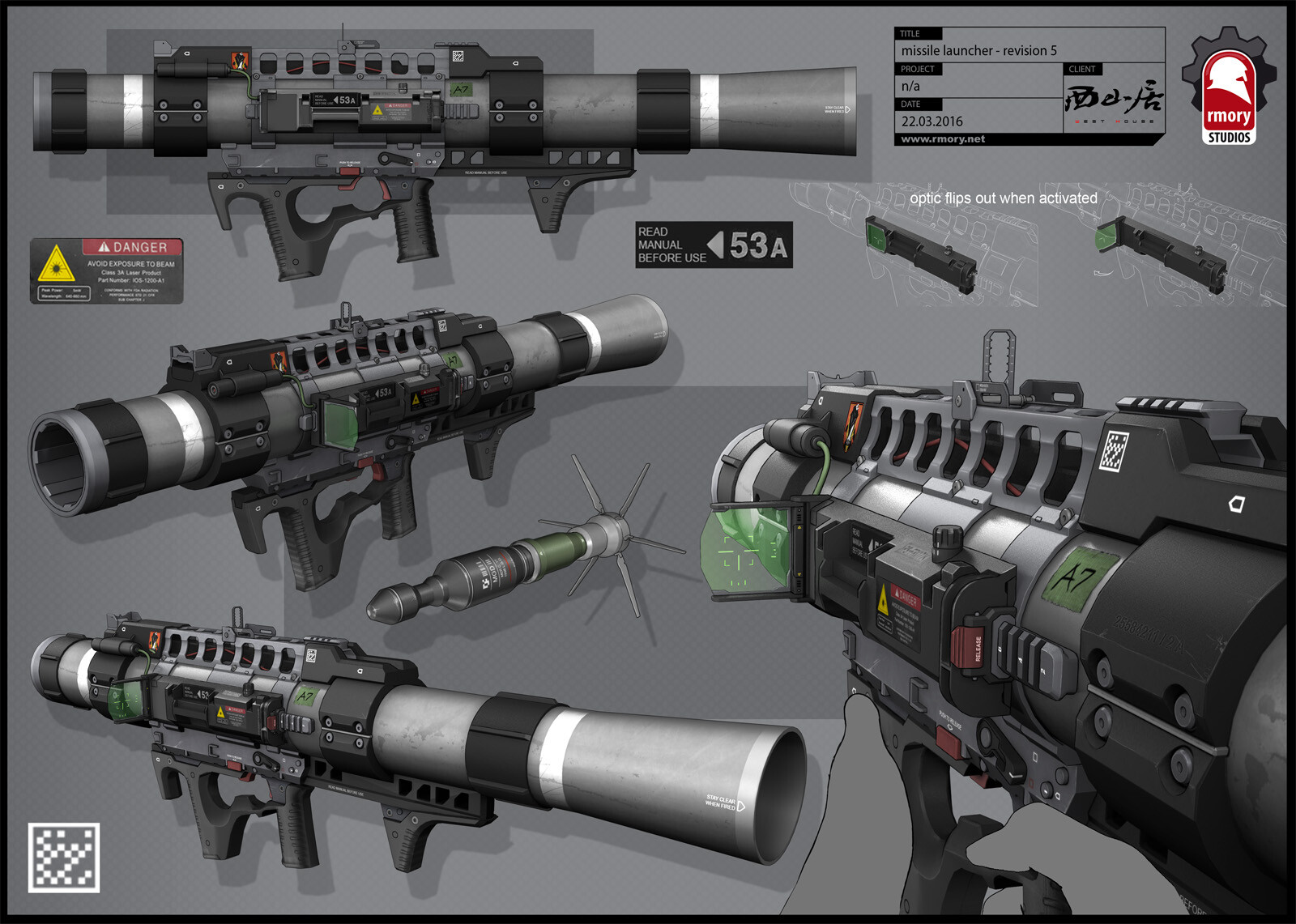 ArtStation - Missile Launcher