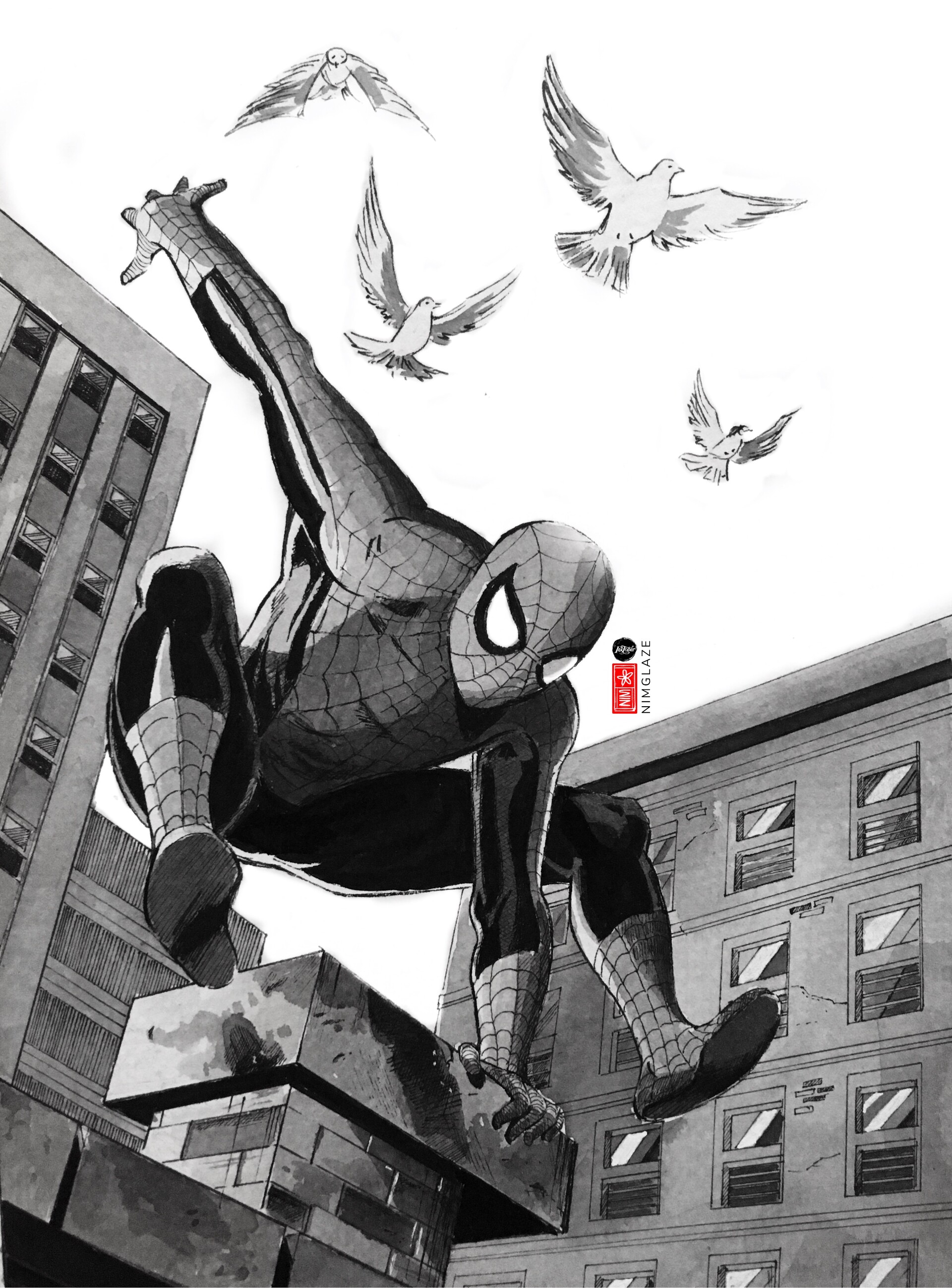 ArtStation - Spider-Man / Ink