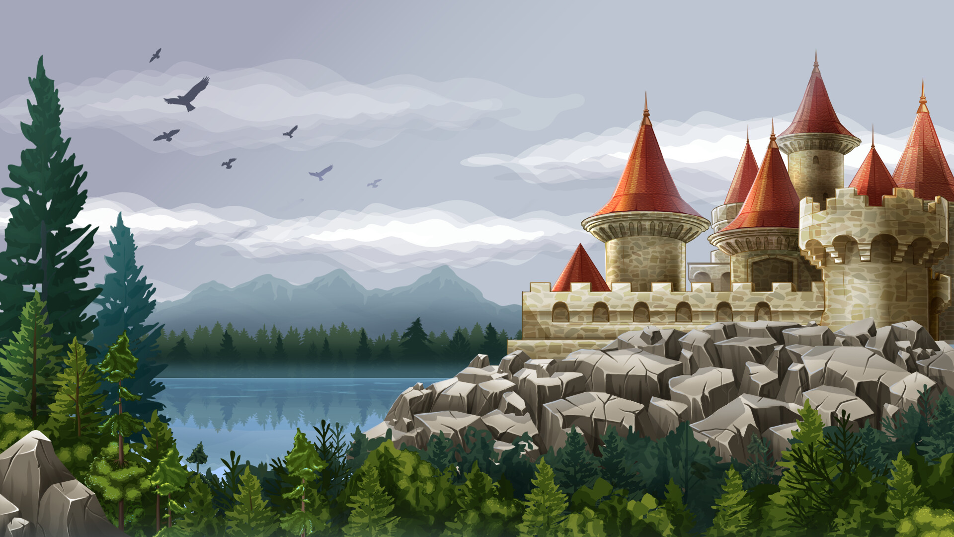 ArtStation - Medieval Themed - Game Background