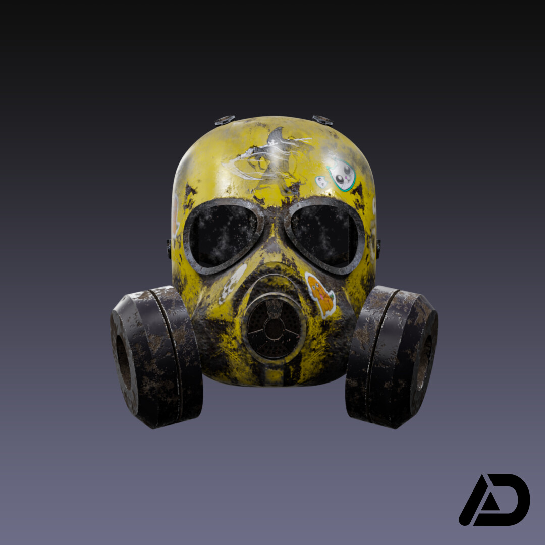 ArtStation - Rusty Gas Mask