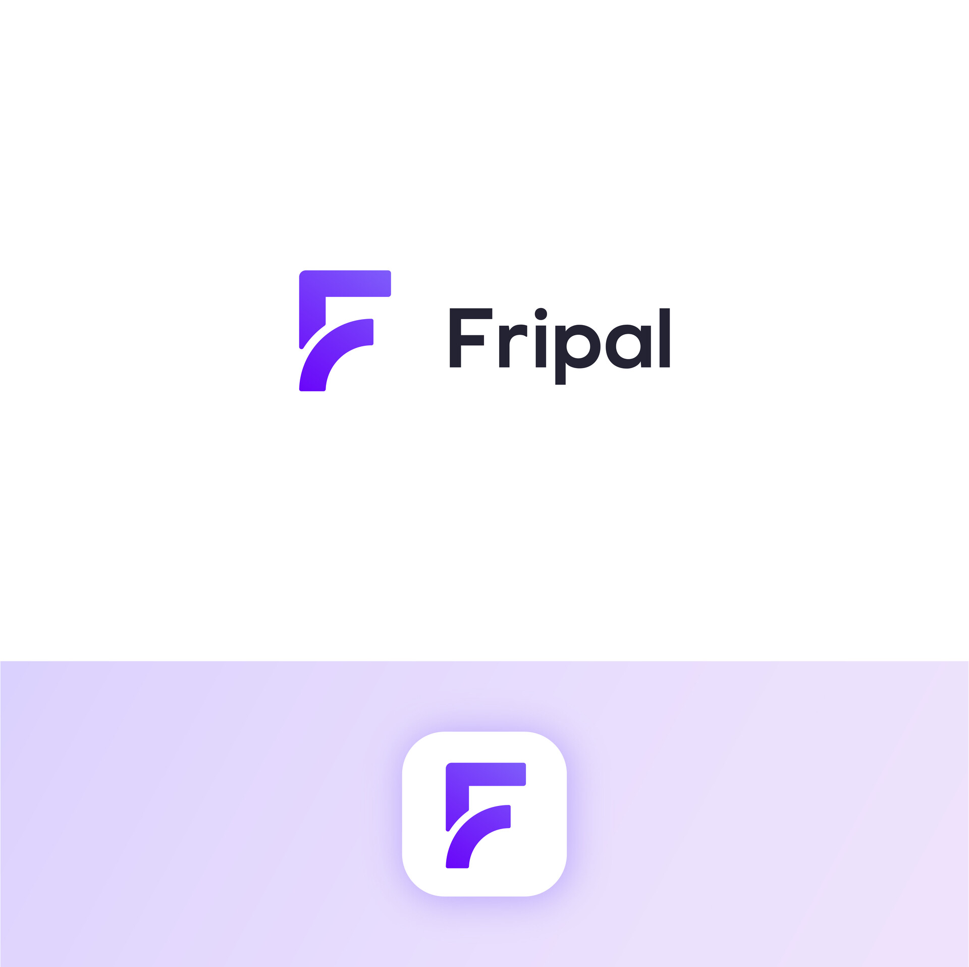 ArtStation - Fripal app logo design