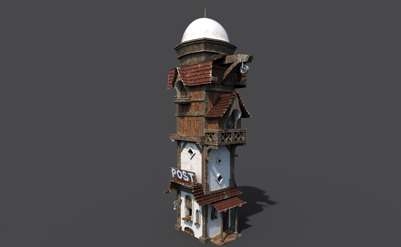 ArtStation - Post tower