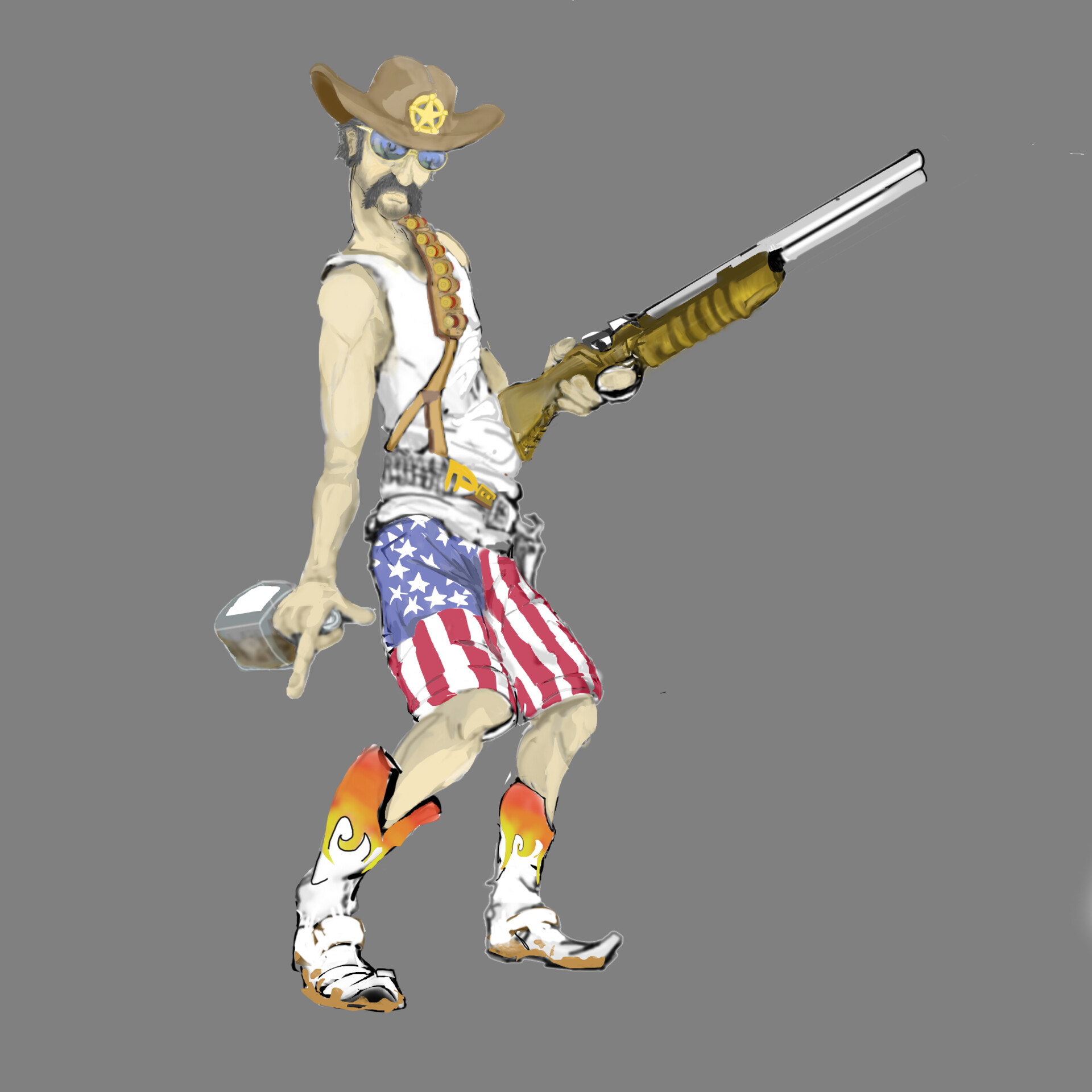 Patrick Rocheleau - Zwar drunk Cowboy