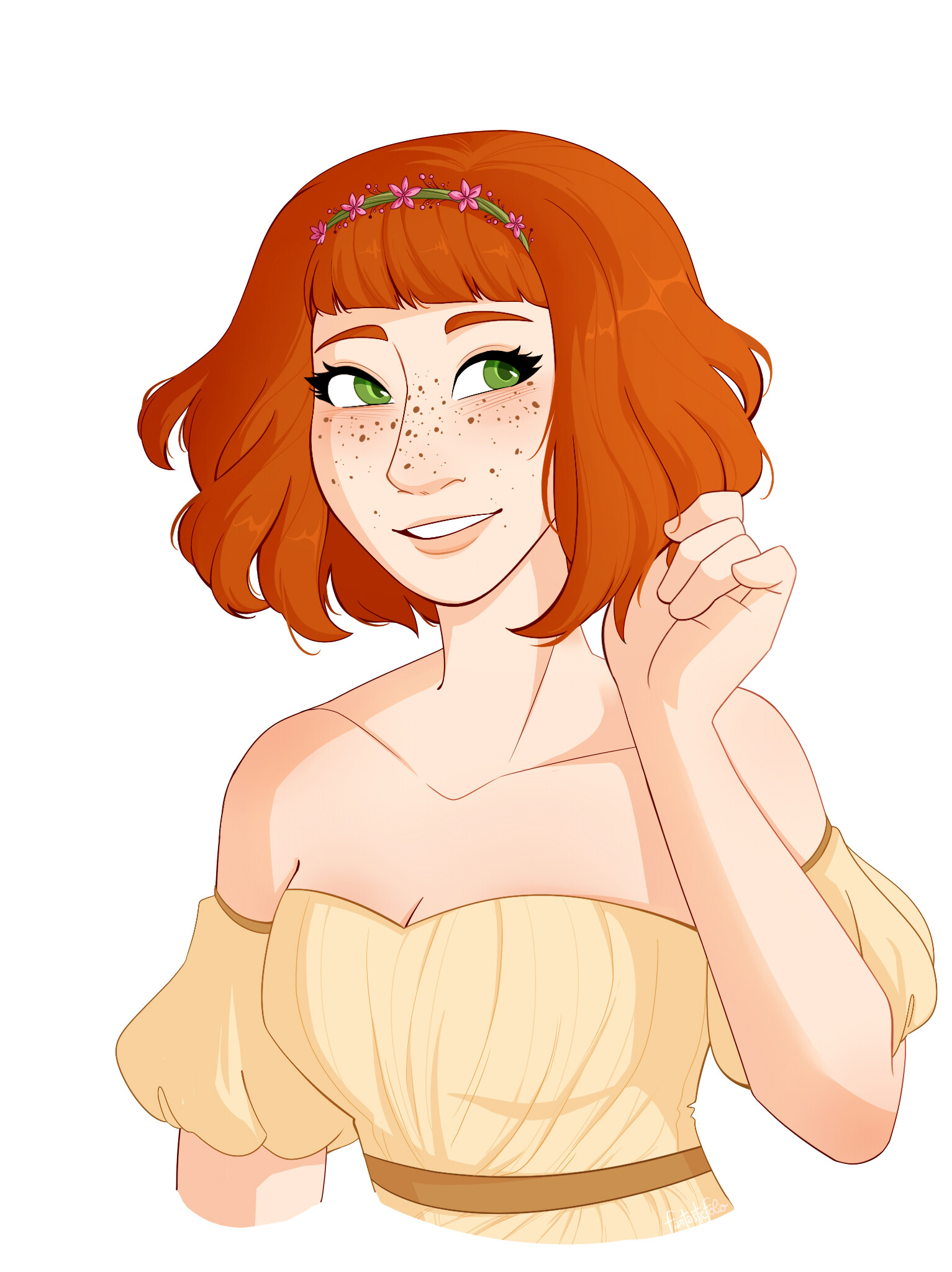 ArtStation - [Commission Work] Series of Portrait - Allison