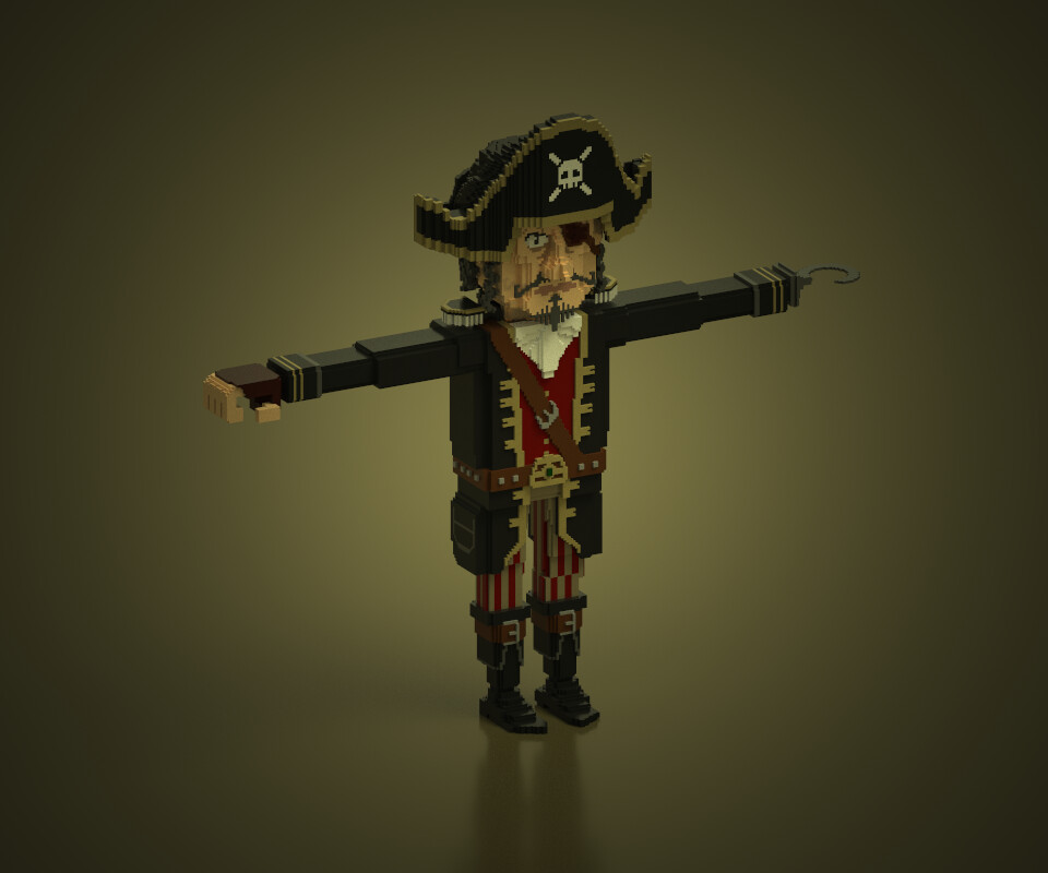 ArtStation - Pirates crew-Captain.