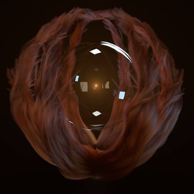 Mearg Taddese - Old Hair Experimental render frames