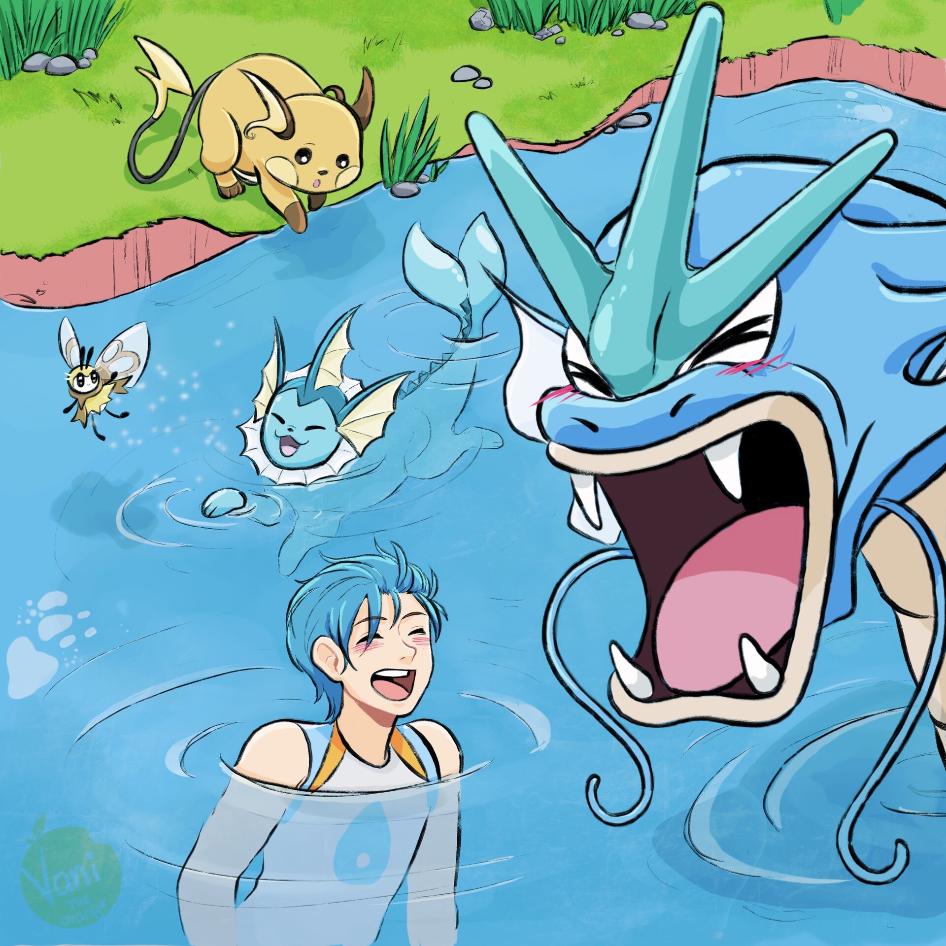 ArtStation - Pokemon Sword trainer