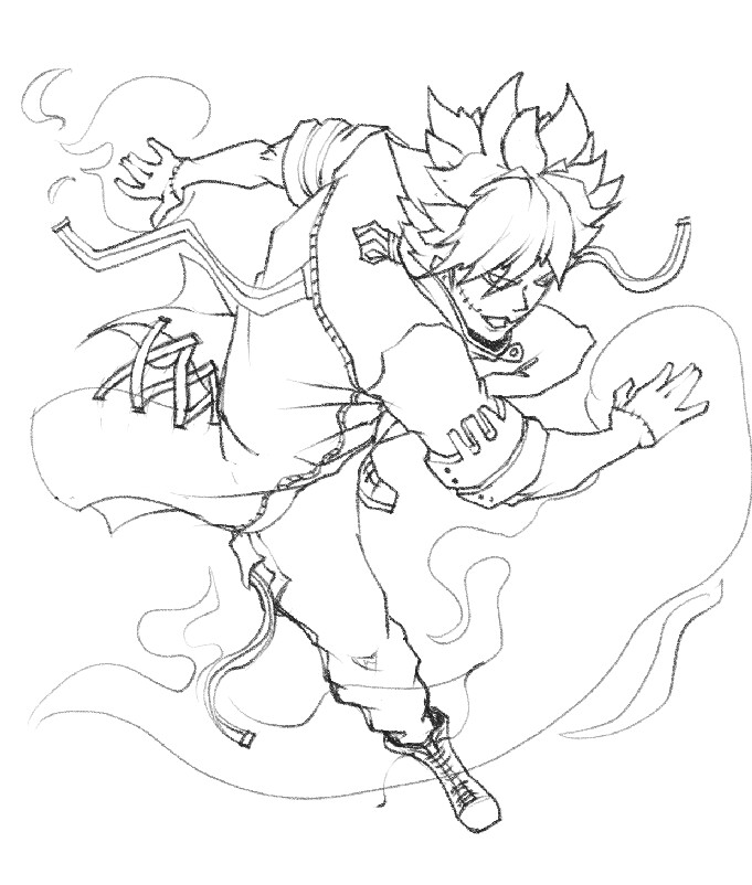 coloring pages of my hero academia