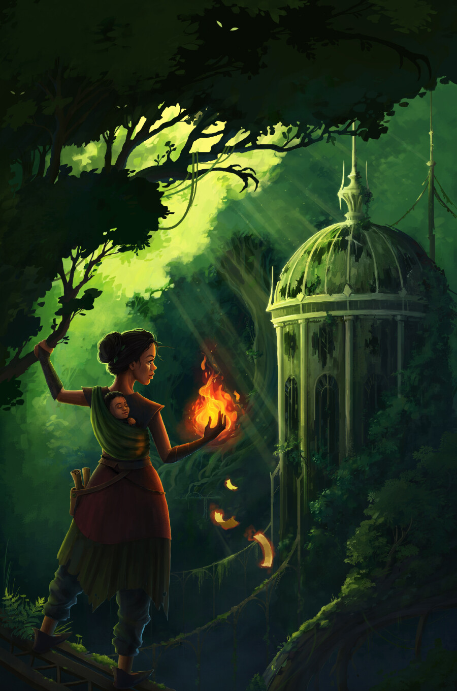 ArtStation - Offering | book cover art