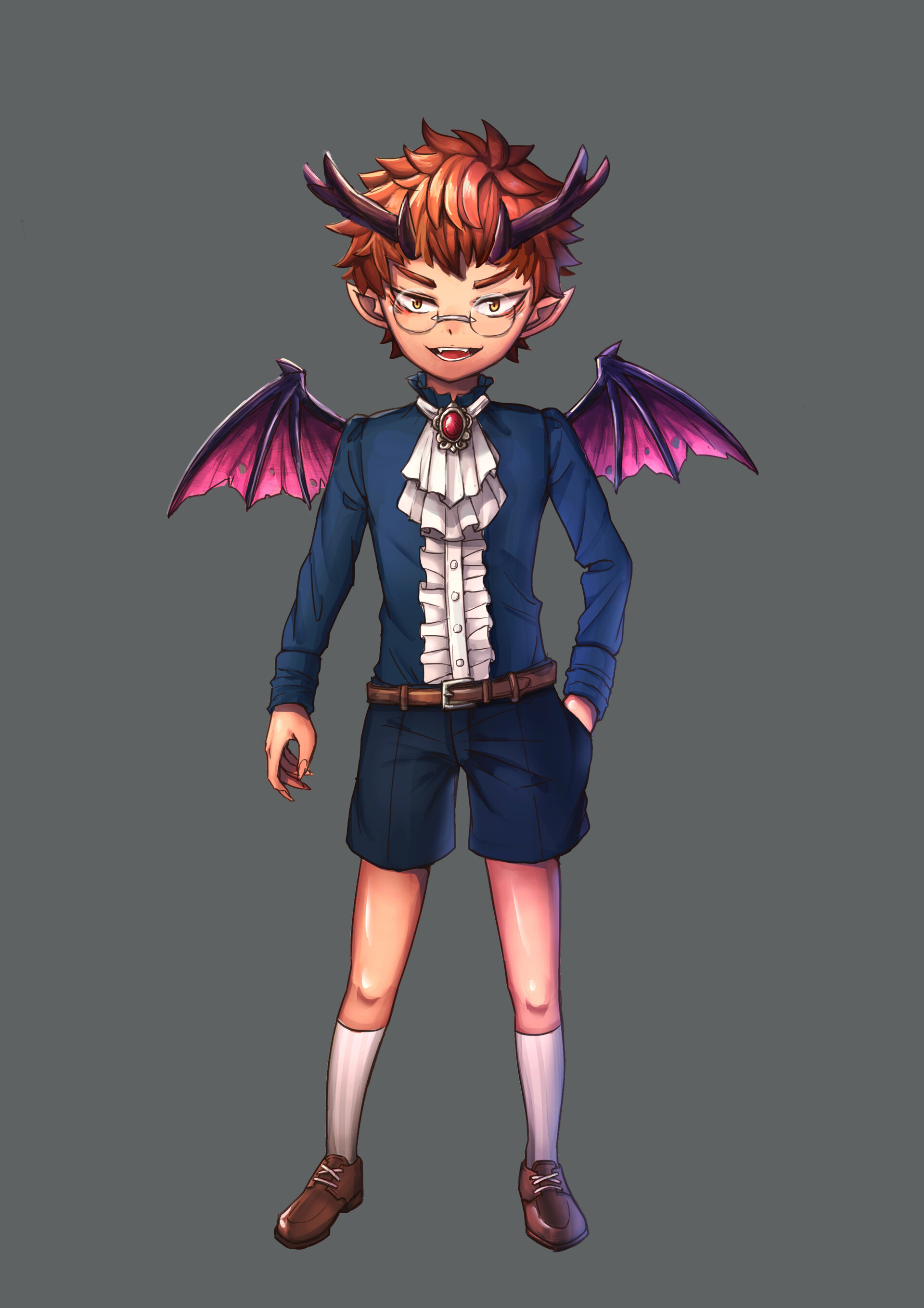 ArtStation - Devil boy-Delu