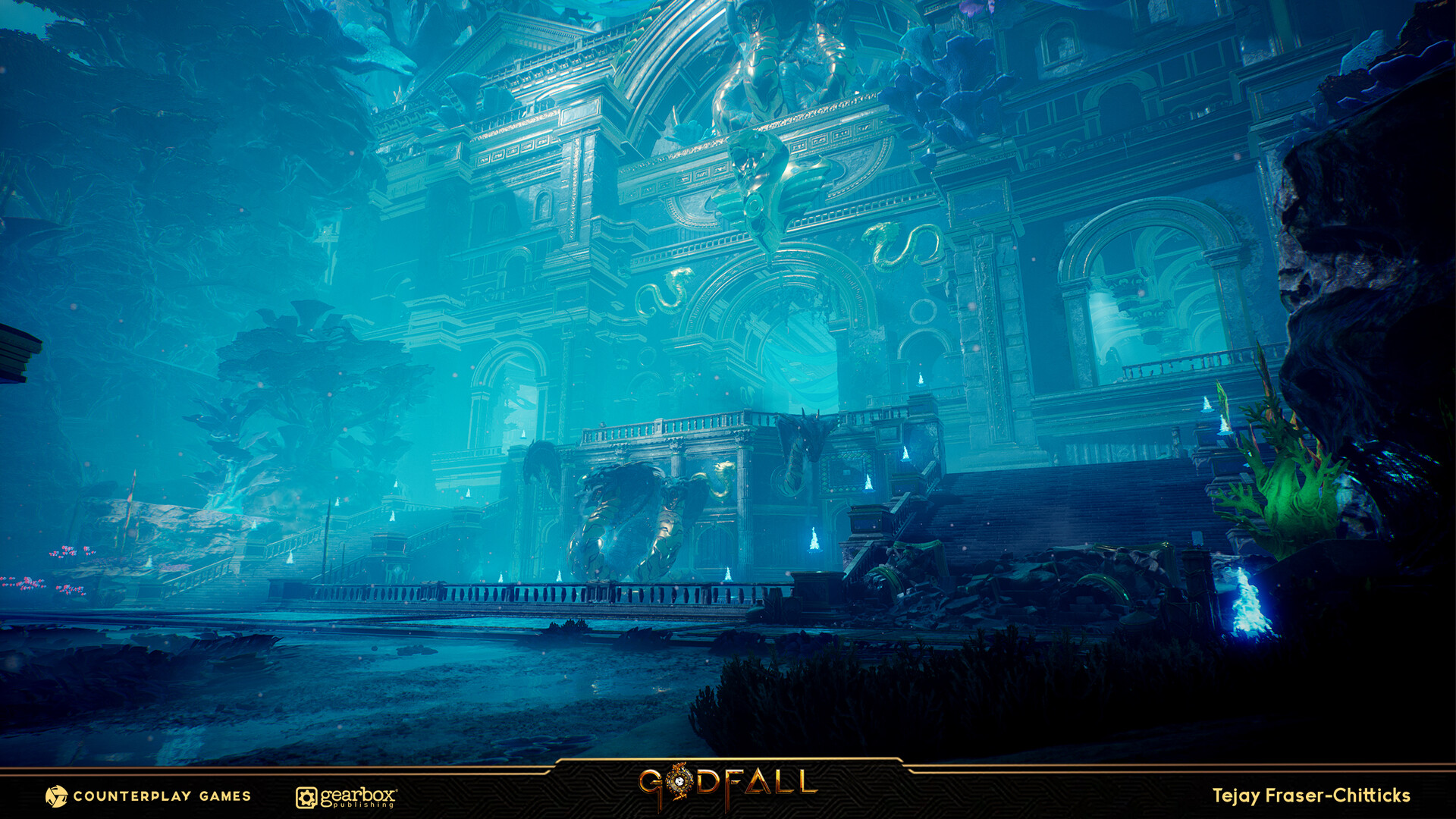 Tejay Fraser-Chitticks - Godfall - Cobalt Caldera - Water Biome