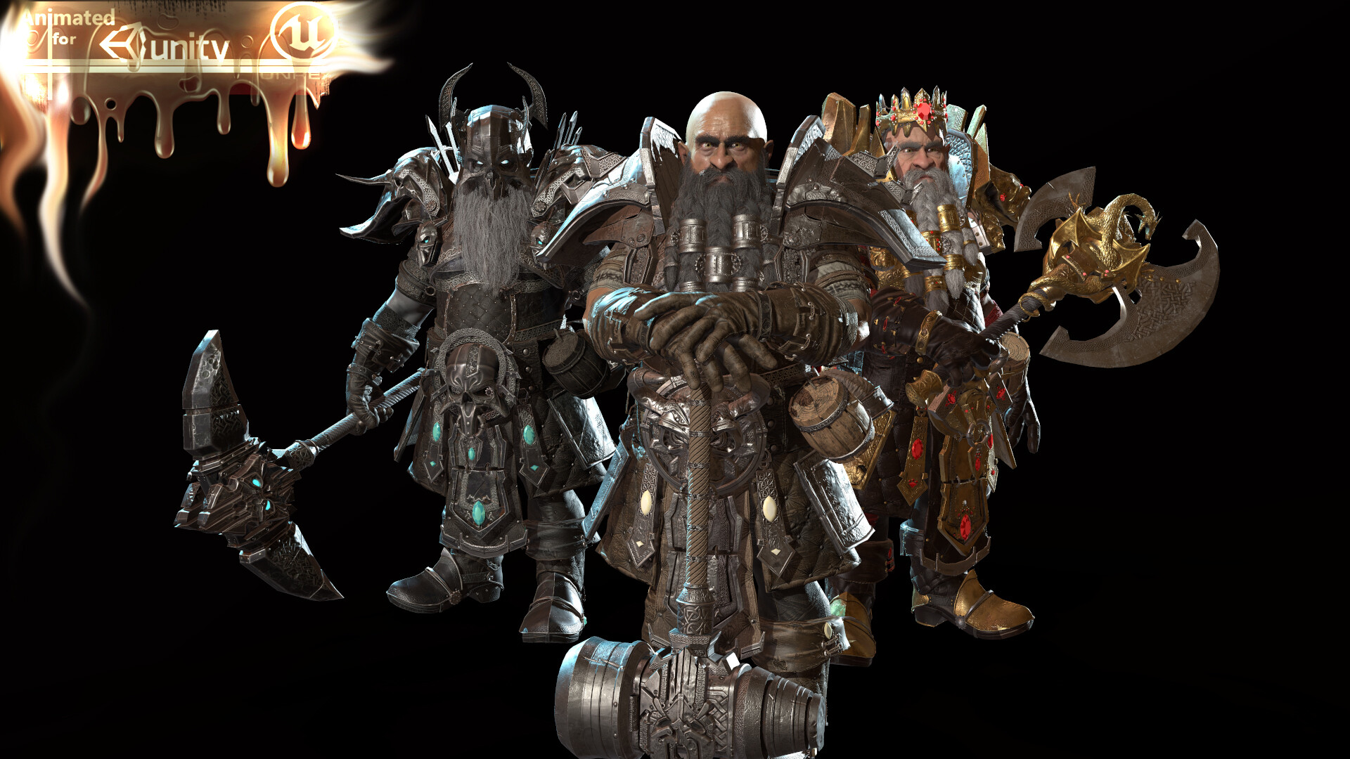 ArtStation - Dwarf Low Poly game ready