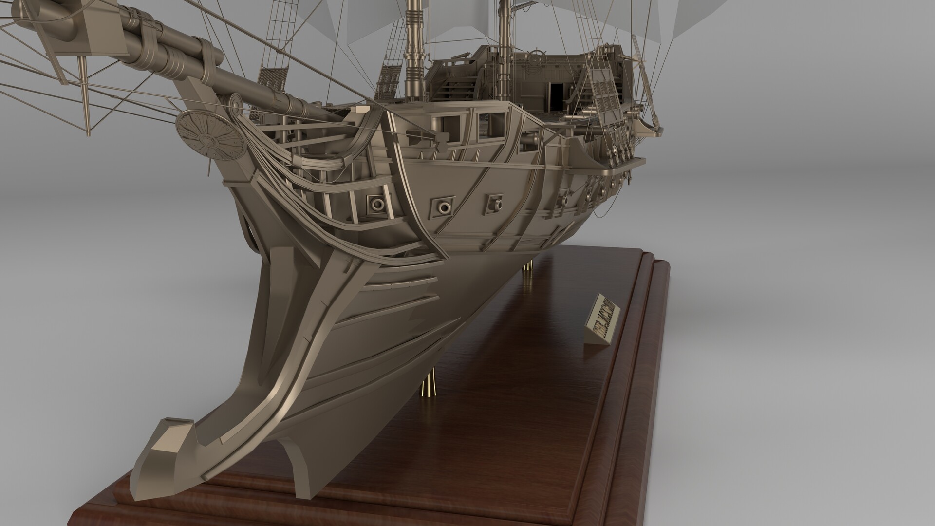 Jackdaw Ship Model