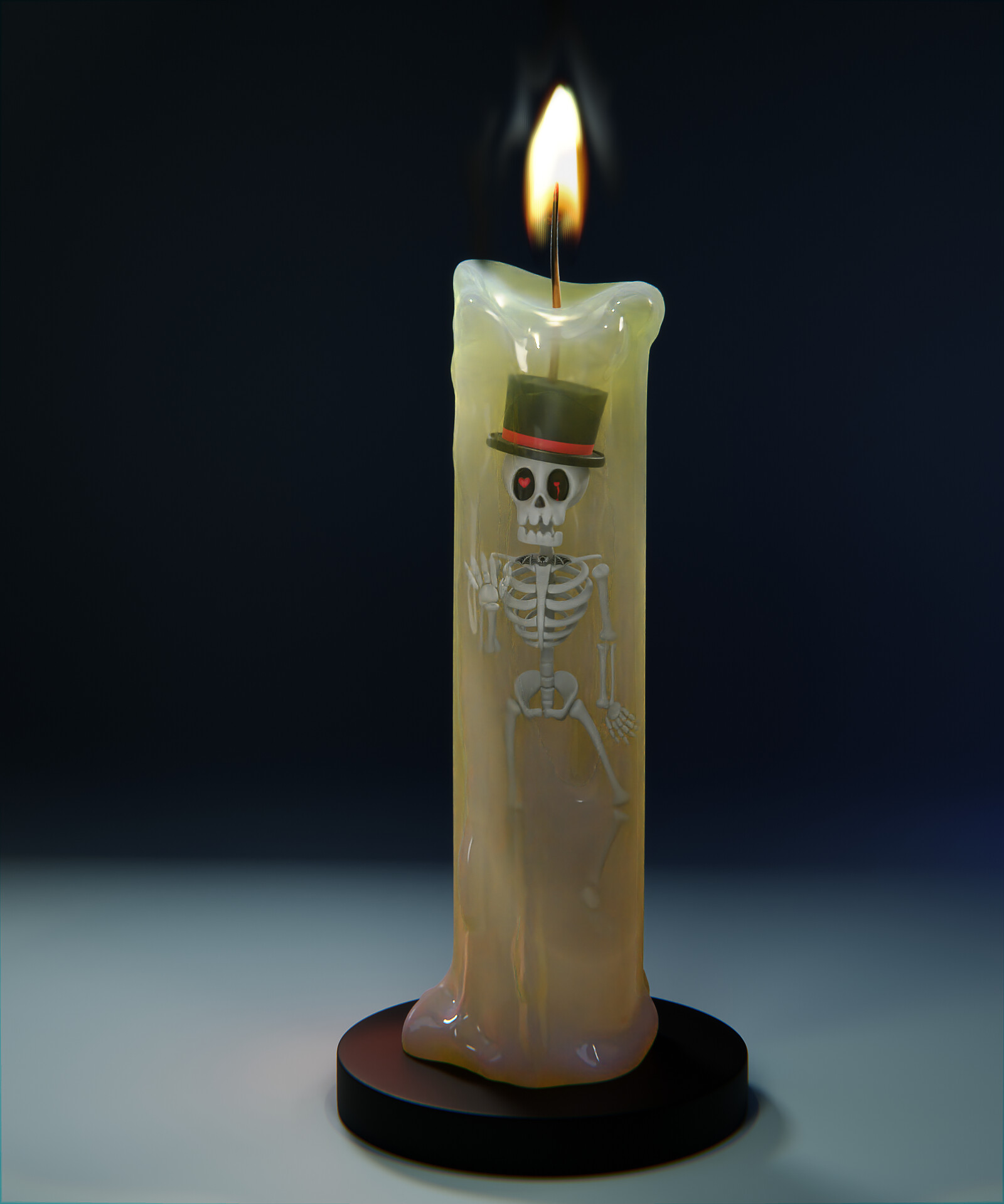ArtStation - Skeleton in Candle