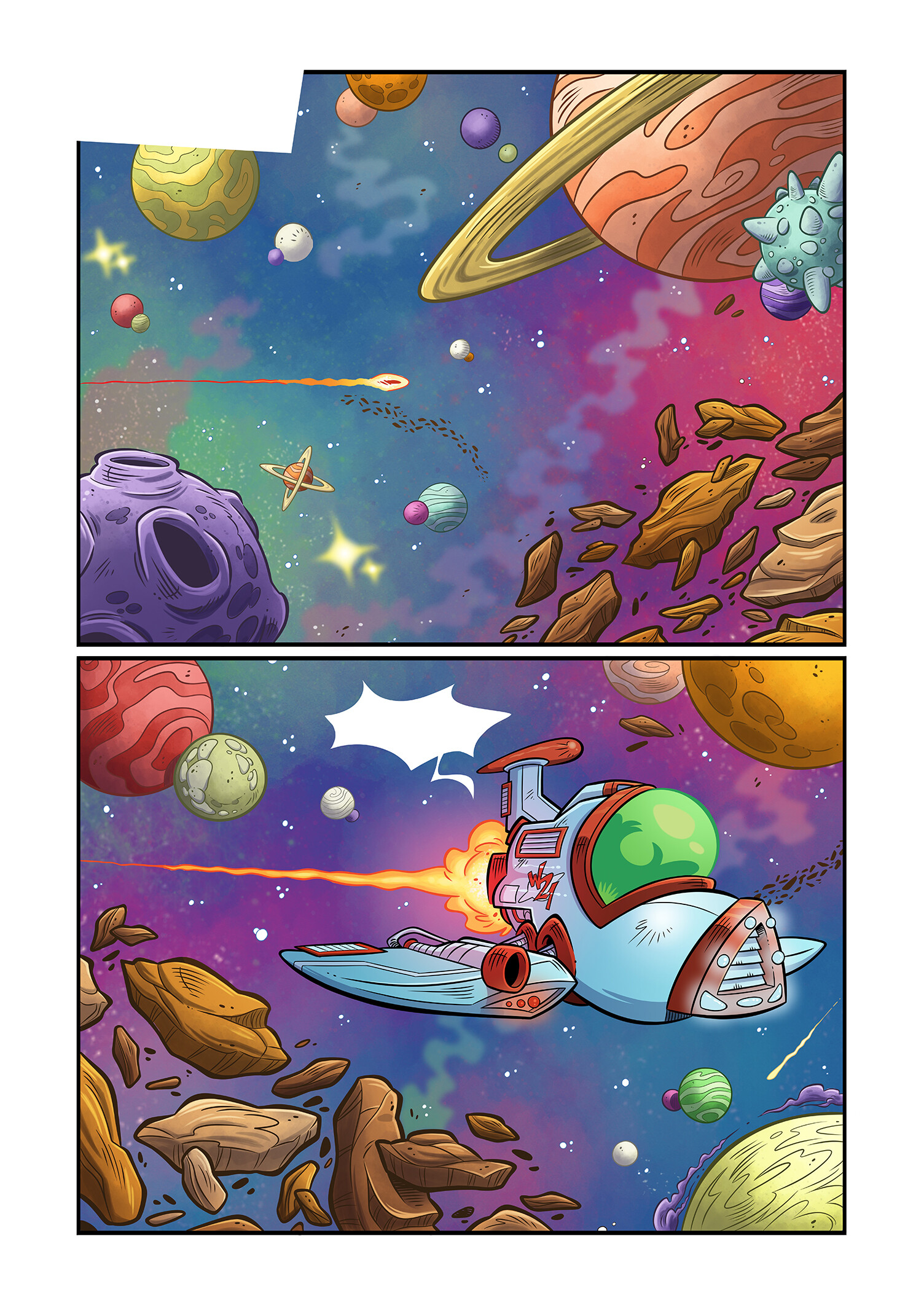 ArtStation - Hoxon & Chakz comic project