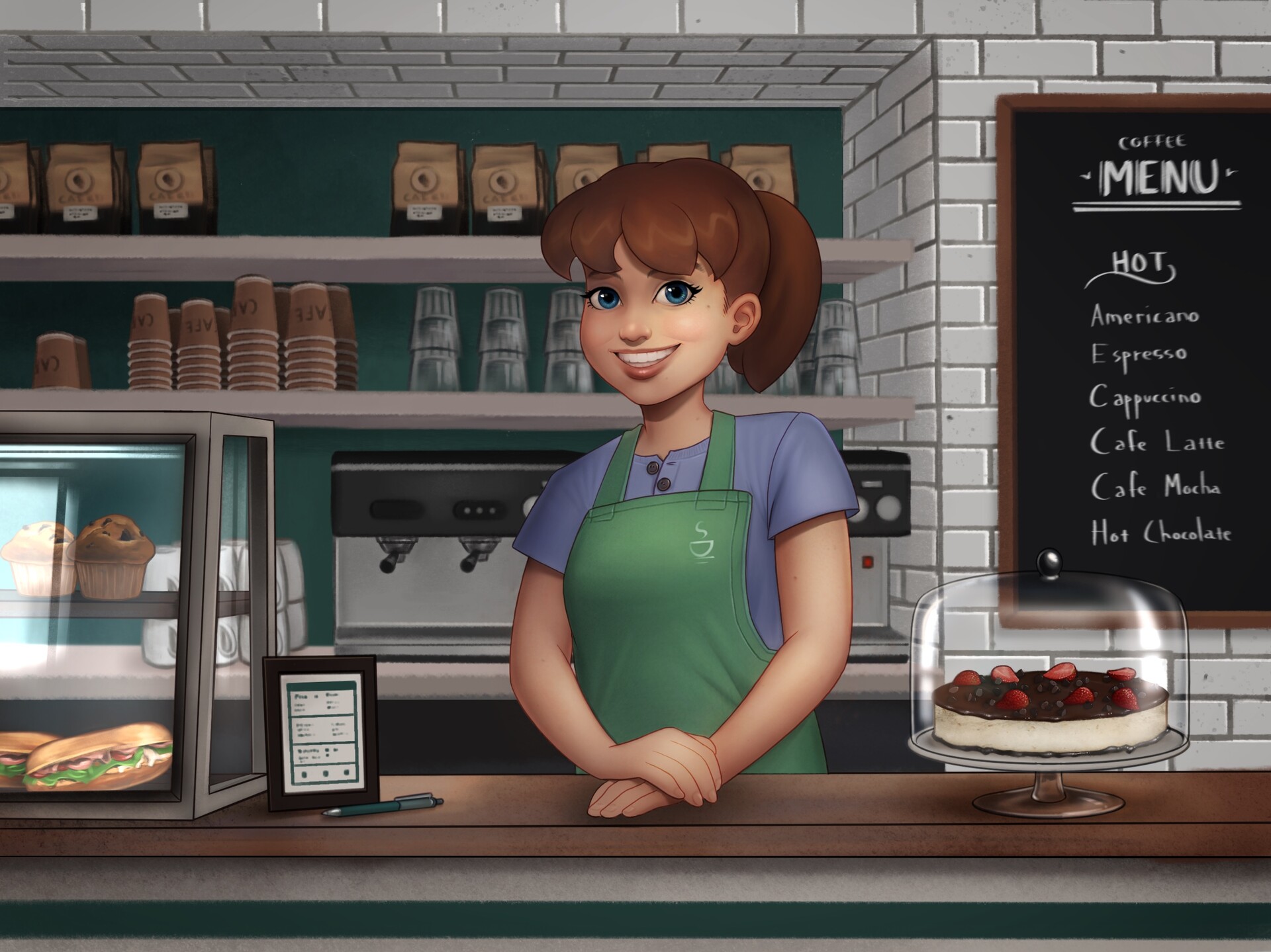 ArtStation - Café and Barista 2