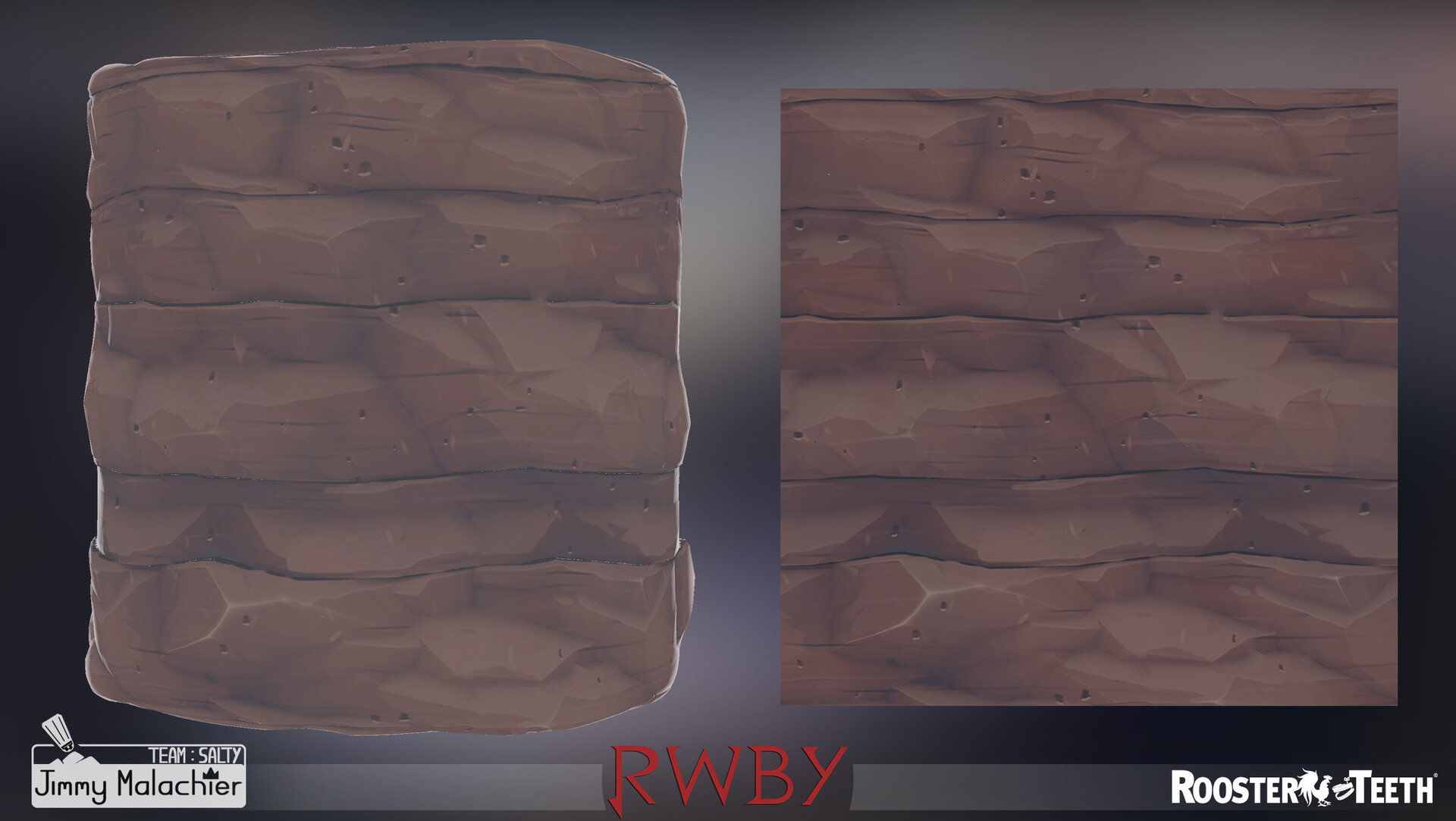 Jimmy Malachier - RWBY - Handpaint Snow and Mountains