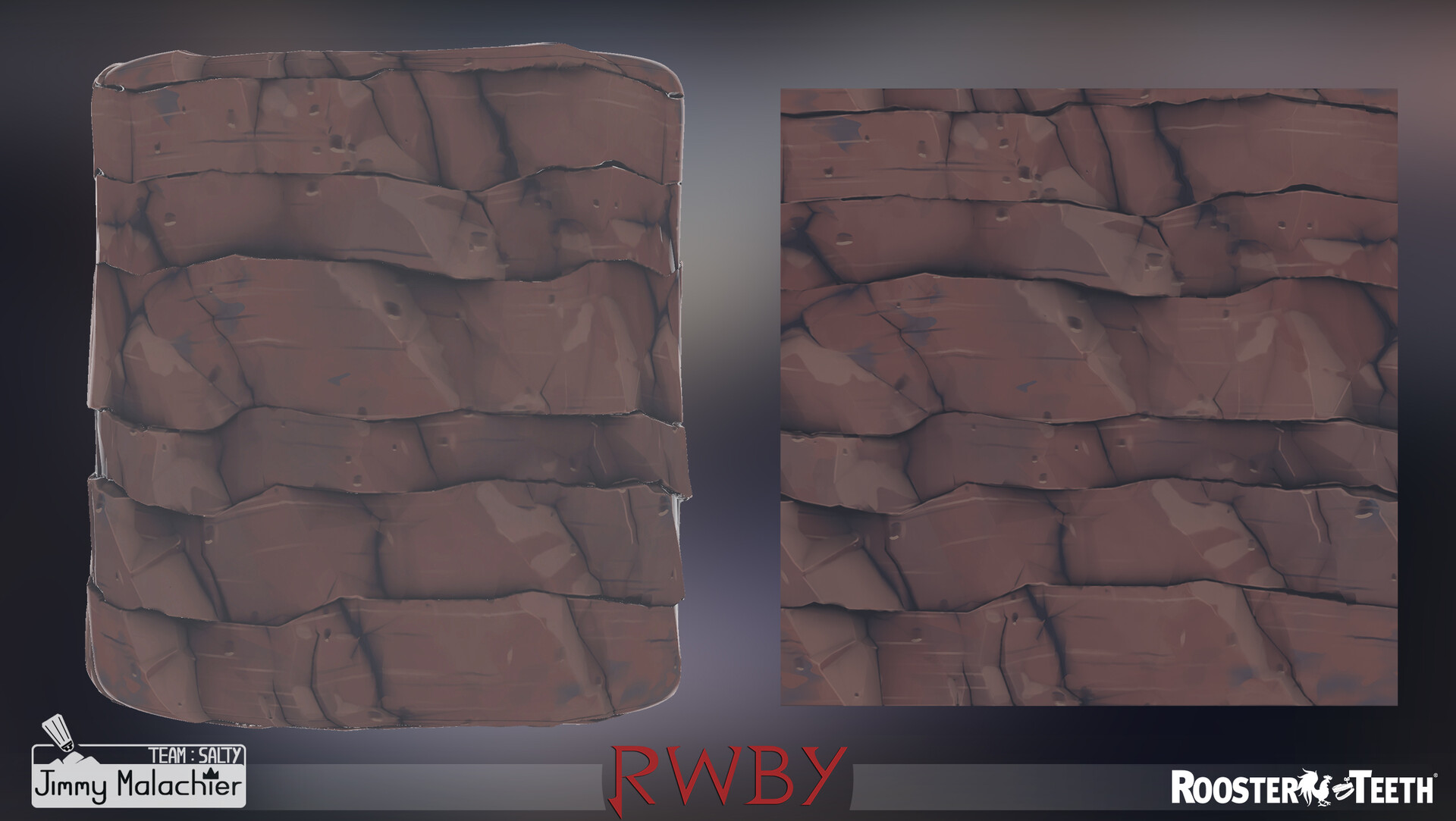 Jimmy Malachier - RWBY - Handpaint Snow and Mountains